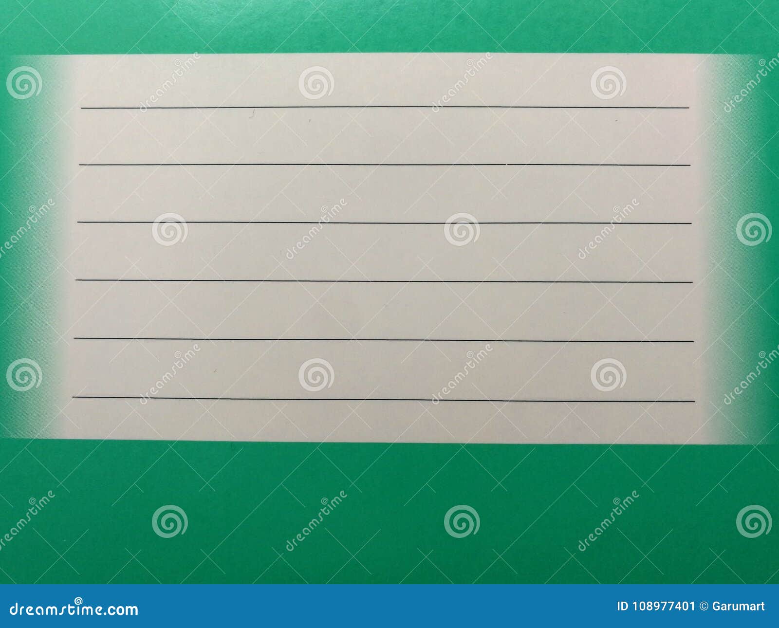 Six-line Label on Green Background Stock Image - Image of organize ...