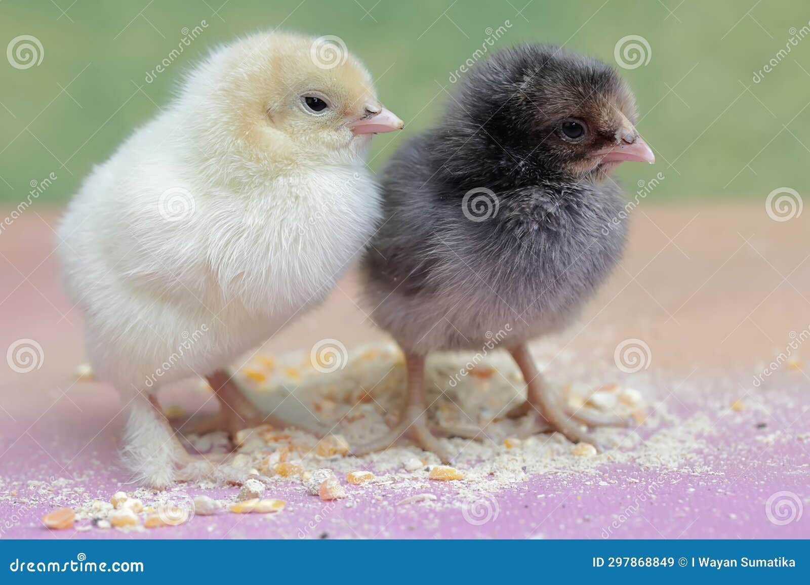 Six New Chicks Hatch from the Egg. Stock Image - Image of mallard, wing ...