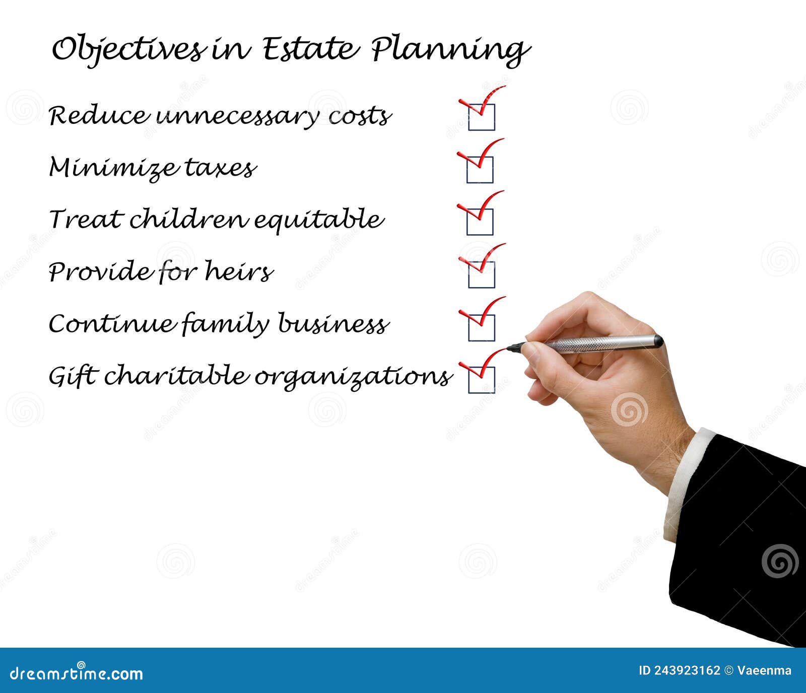 Objectives in Estate Planning Stock Photo - Image of costs, expert ...