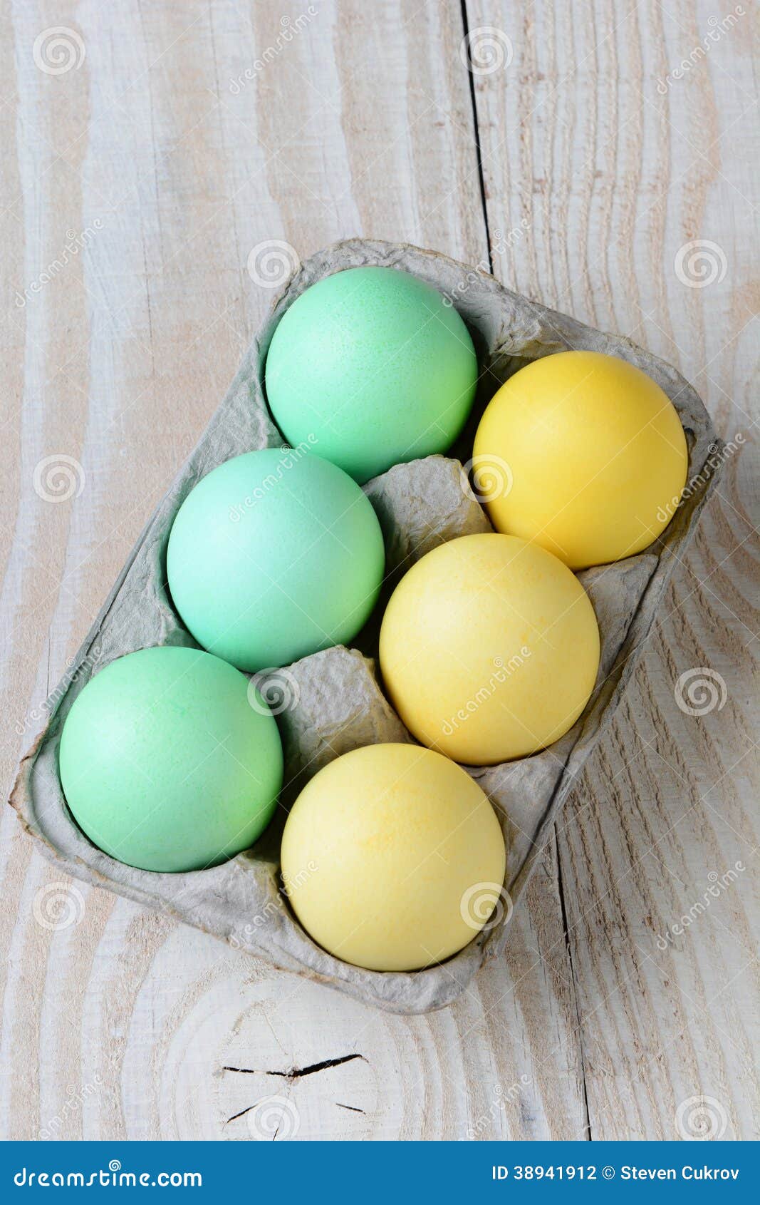 Six Pack of Easter Eggs stock photo. Image of pastel - 38941912