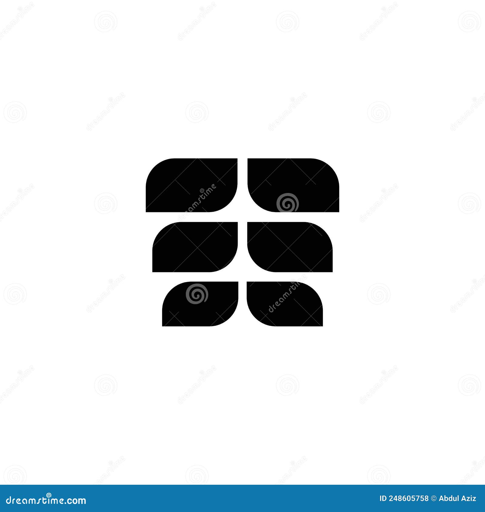 Six Pack Icon Logo Free Vector Stock Vector - Illustration of isolated ...