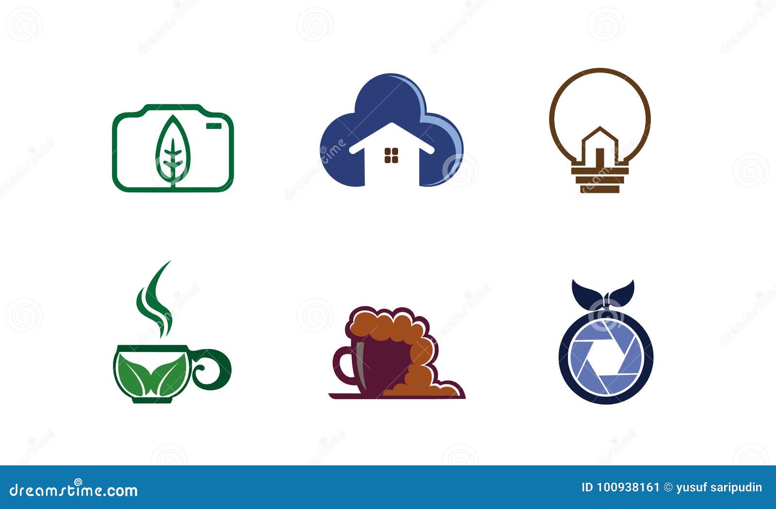 Six packing logo stock vector. Illustration of green - 100938161