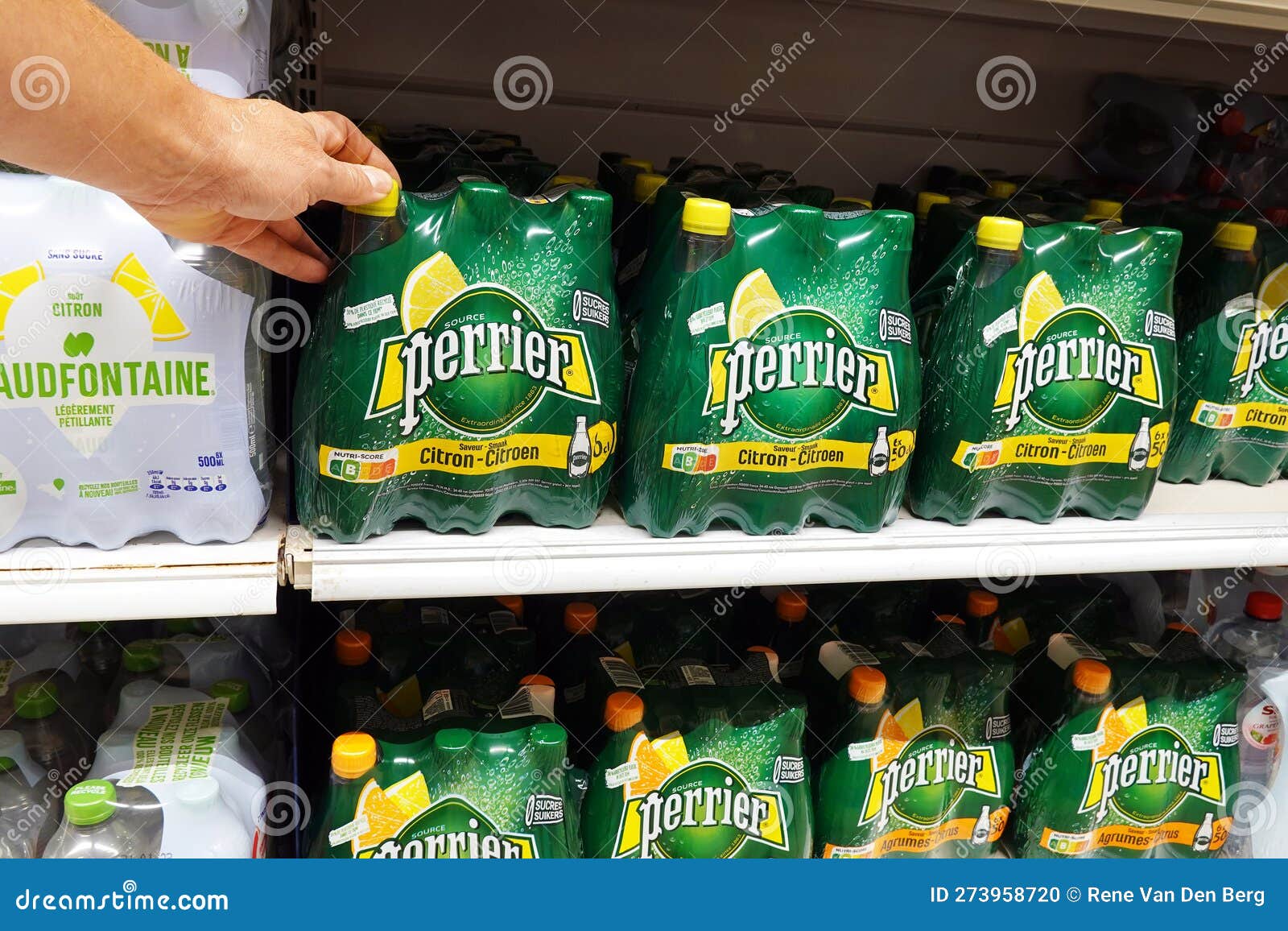 Six-packs Mineral Water in a Store Editorial Image - Image of bottled ...