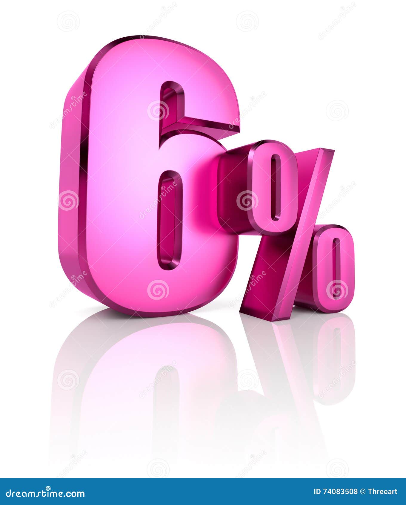 Six Percent Sign stock illustration. Illustration of number - 74083508