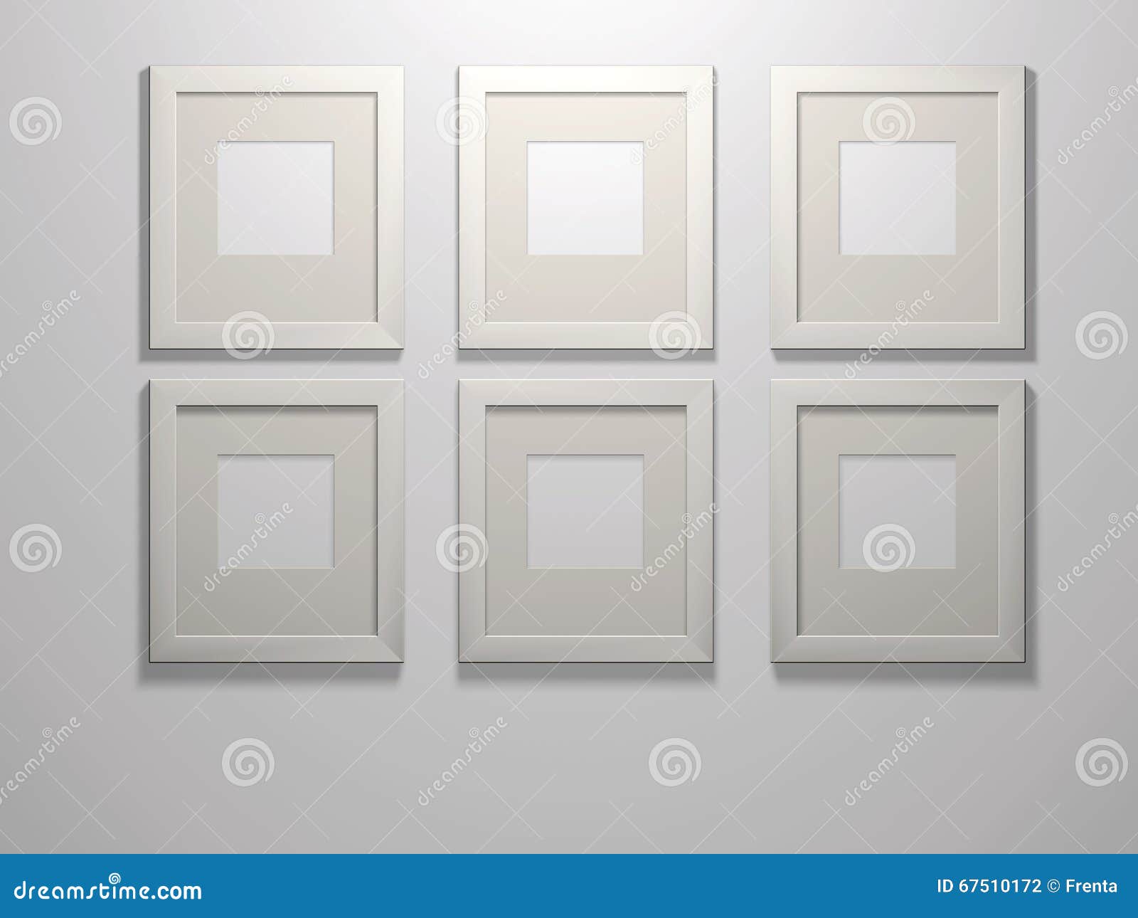 Six picture frames stock illustration. Illustration of collection ...