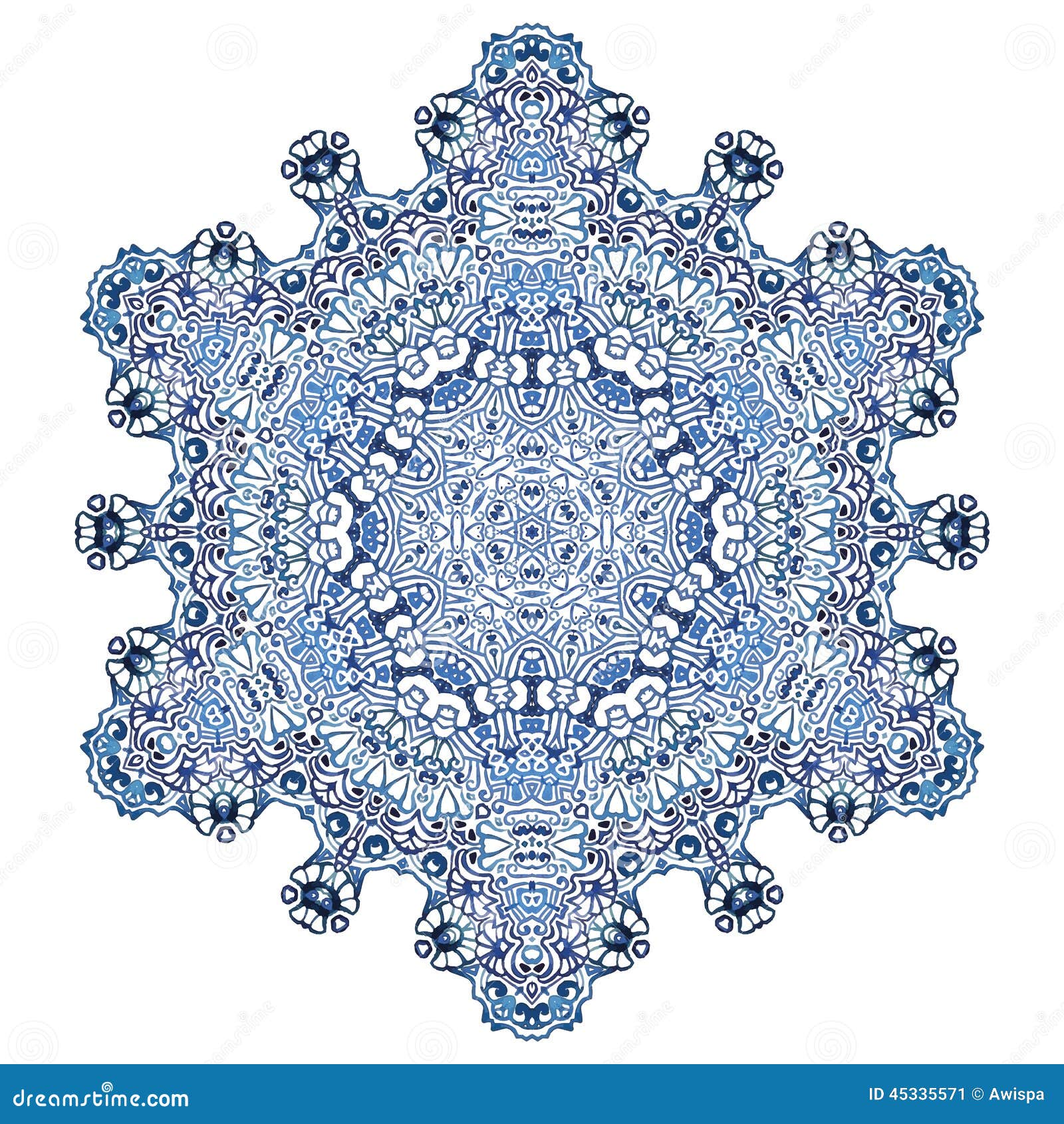 Six-pointed Snowflake Pattern Stock Vector - Illustration of flake ...