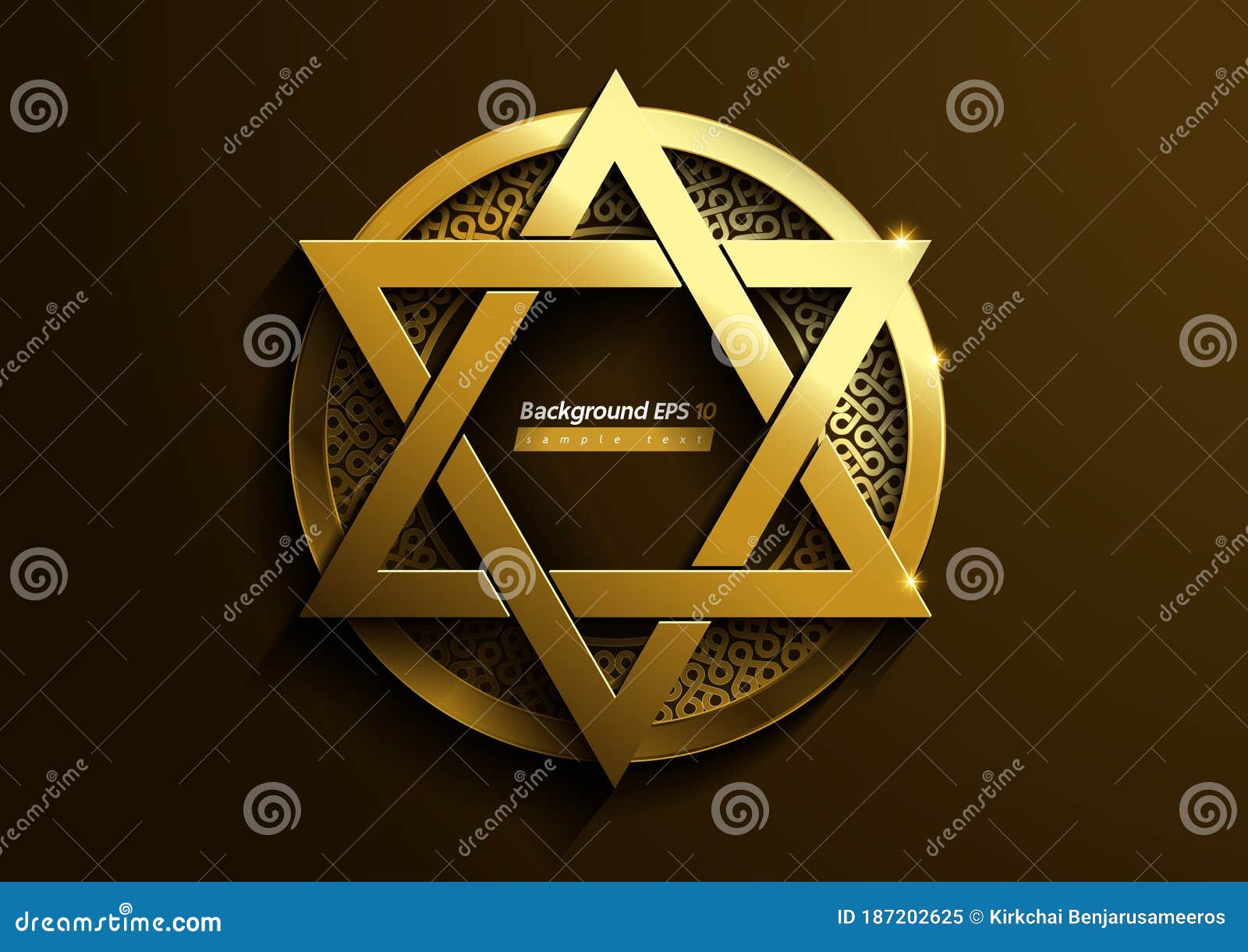 Six Pointed Star Symbol Background 35 Stock Vector - Illustration of ...