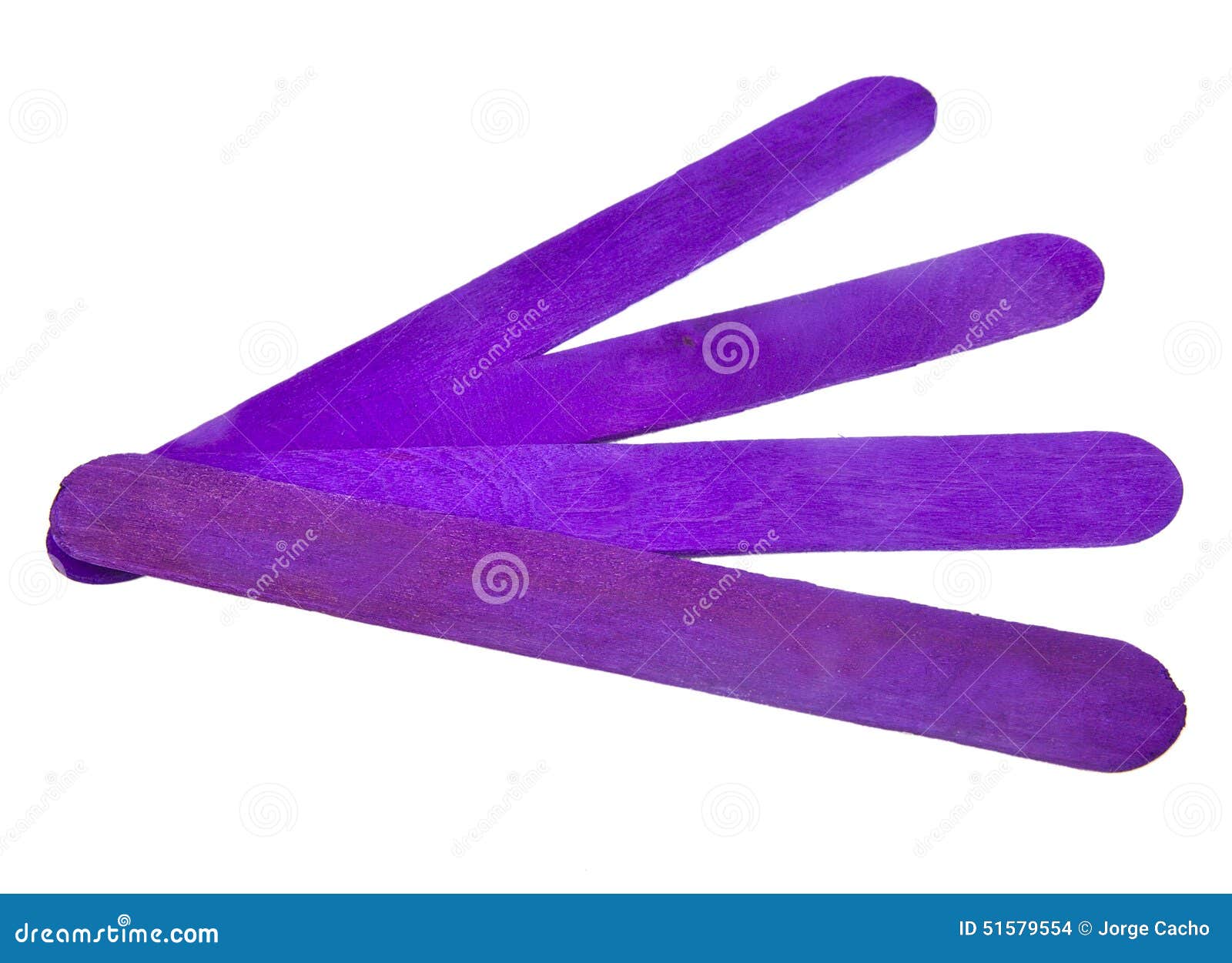 Six Popsicle Purple Sticks for Arts and Crafts on Stock Photo - Image ...
