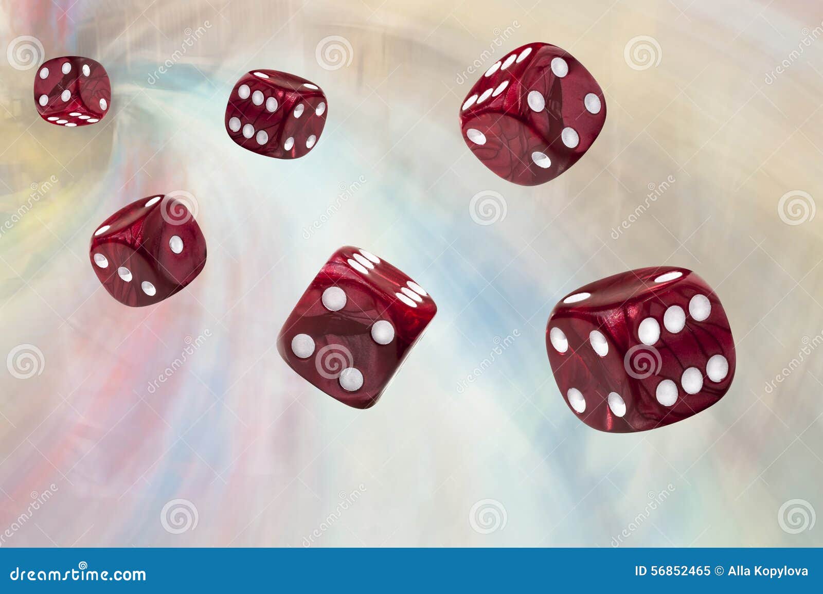 Six rolling dices stock image. Image of gambling, square - 56852465