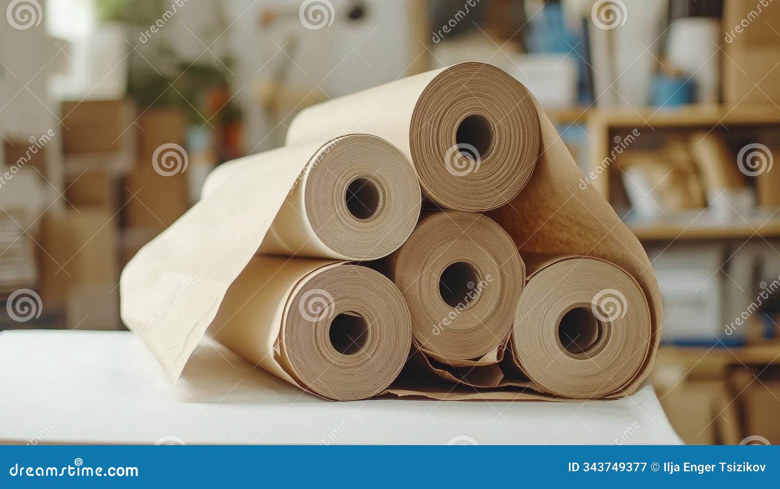 Six Rolls of Craft Paper, Perfect for Art, Wrapping, Packaging ...