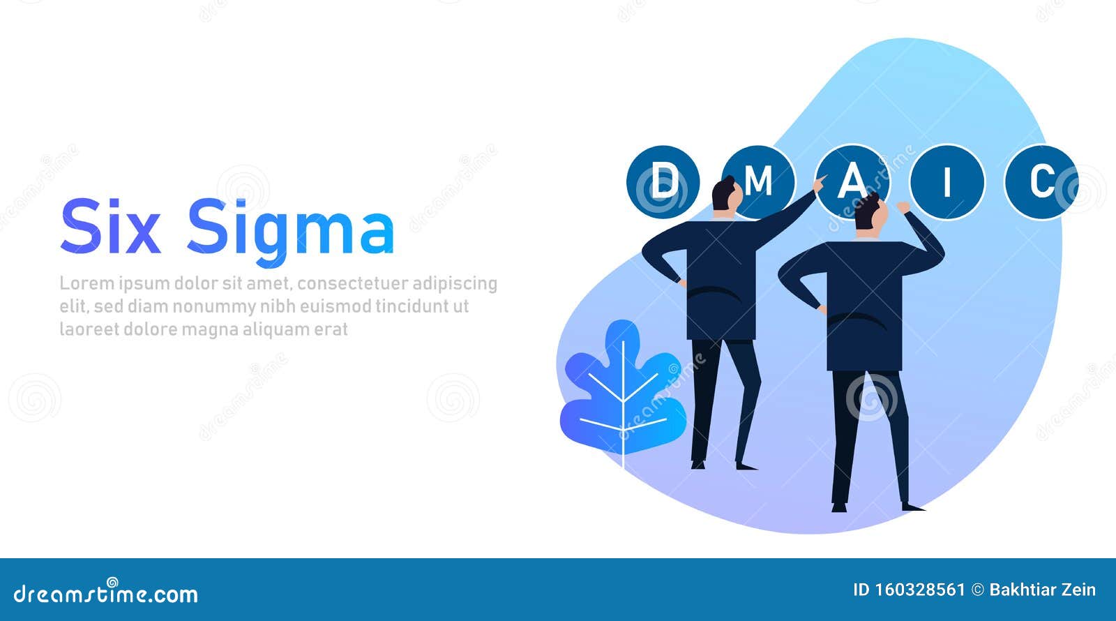 DMAIC Process Management As Six Sigma Strategy Key Factors Outline ...