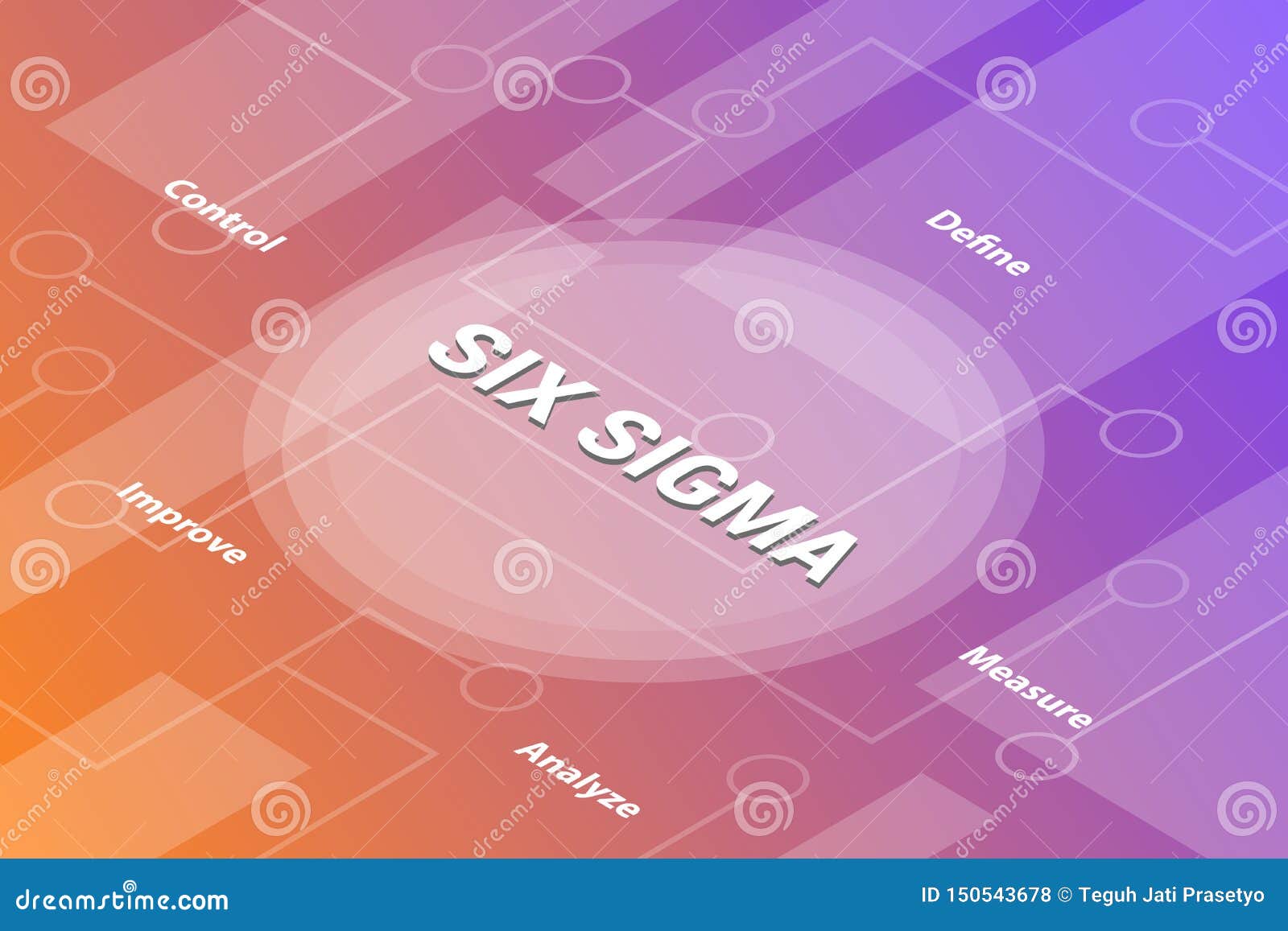 Six Sigma Concept Vector Infographics Stock Photo | CartoonDealer.com ...