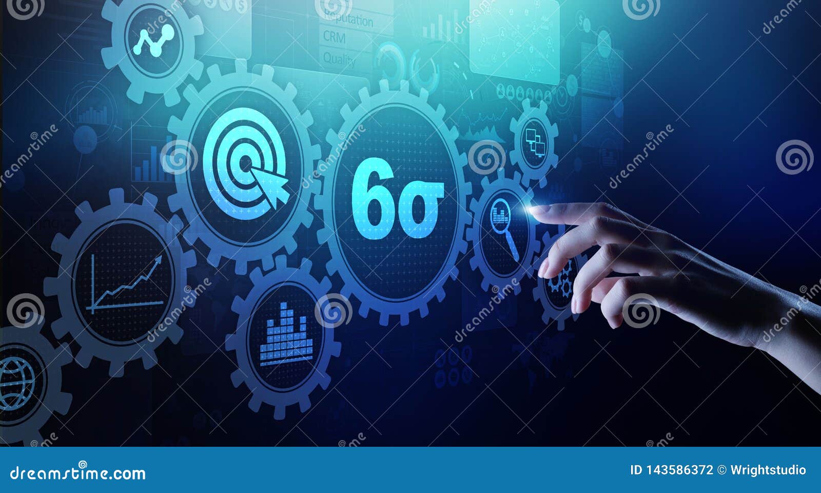 DMAIC Process Management As Six Sigma Strategy Key Factors Outline ...