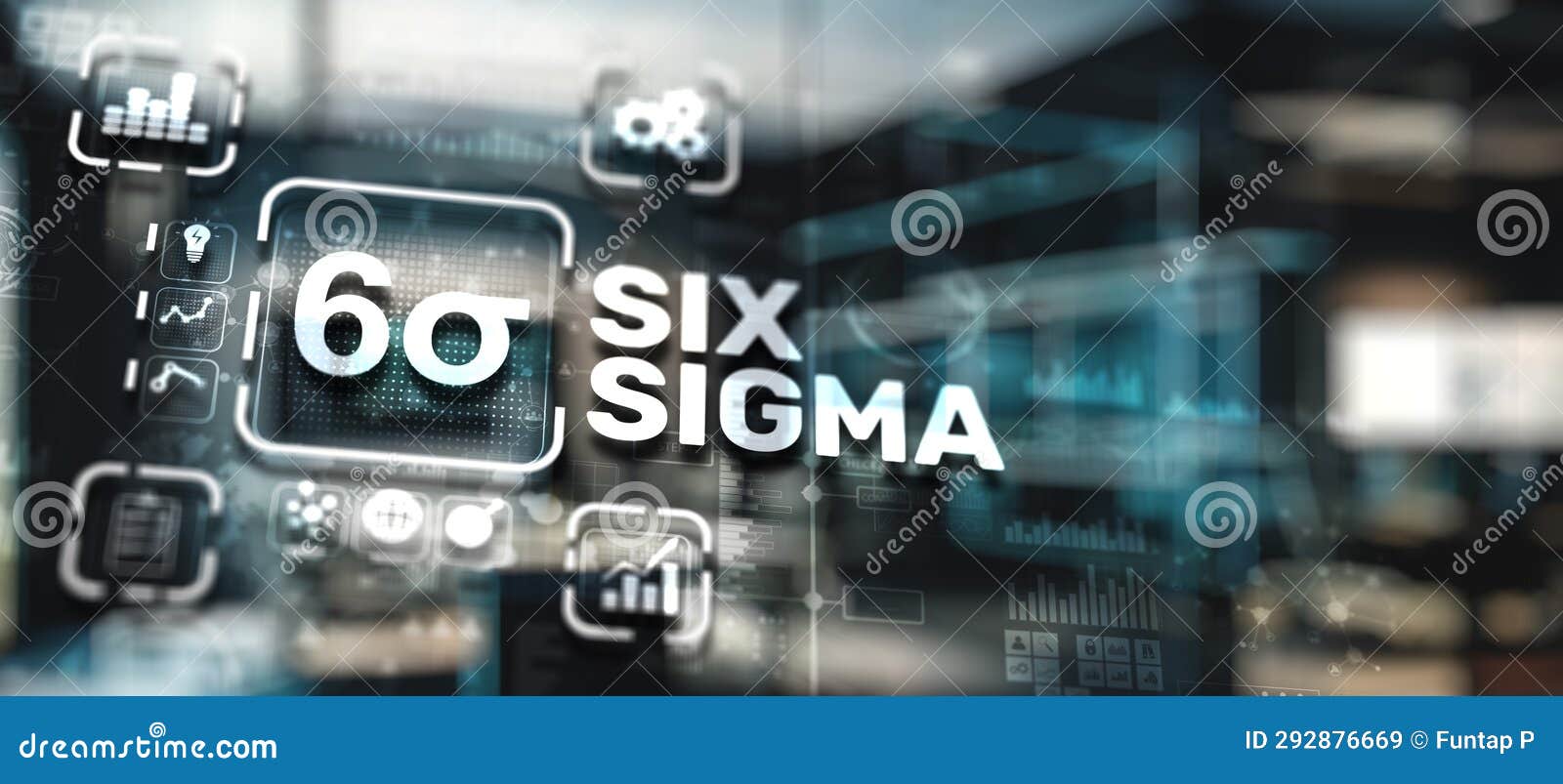 Six Sigma. Innovation Technology Concept Stock Illustration ...