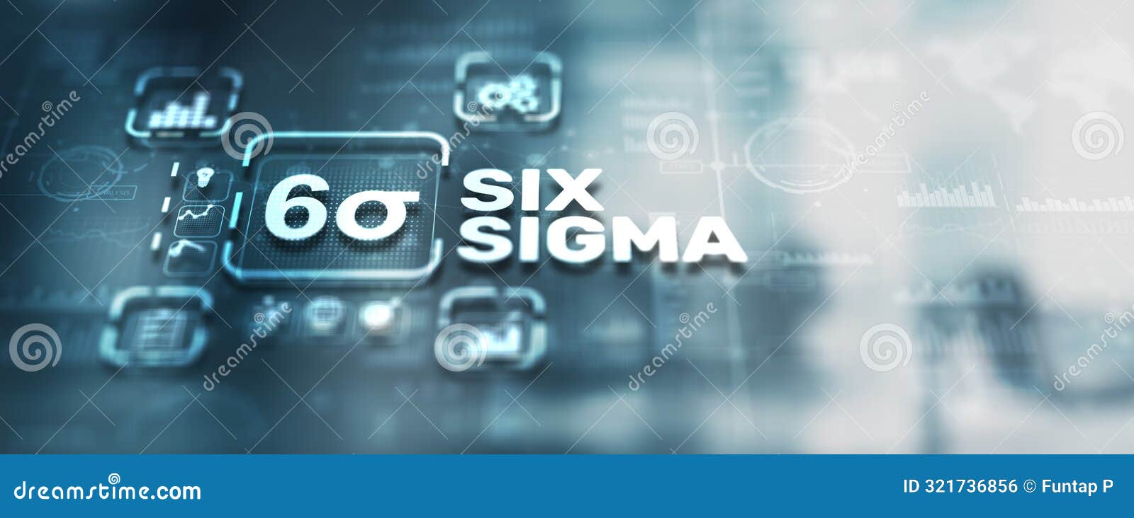 Six Sigma. Innovation Technology Concept Stock Illustration ...