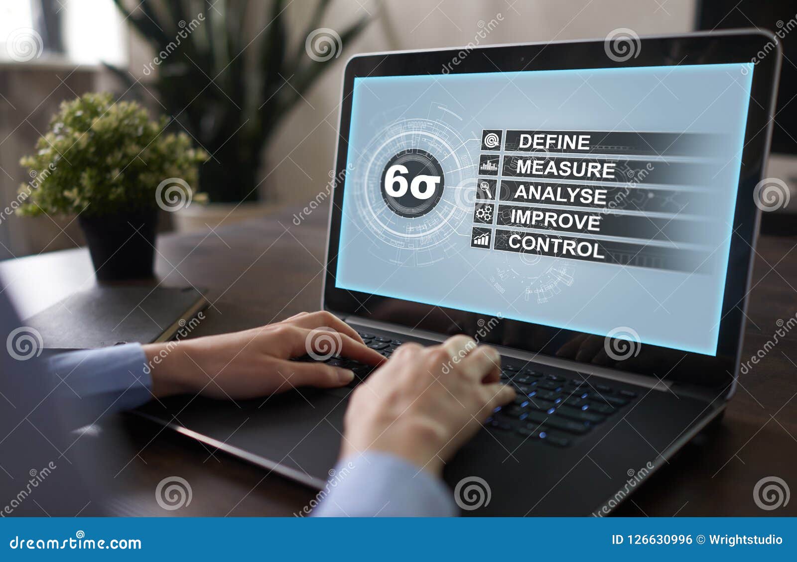 Six Sigma - Set of Techniques and Tools for Process Improvement. Stock ...