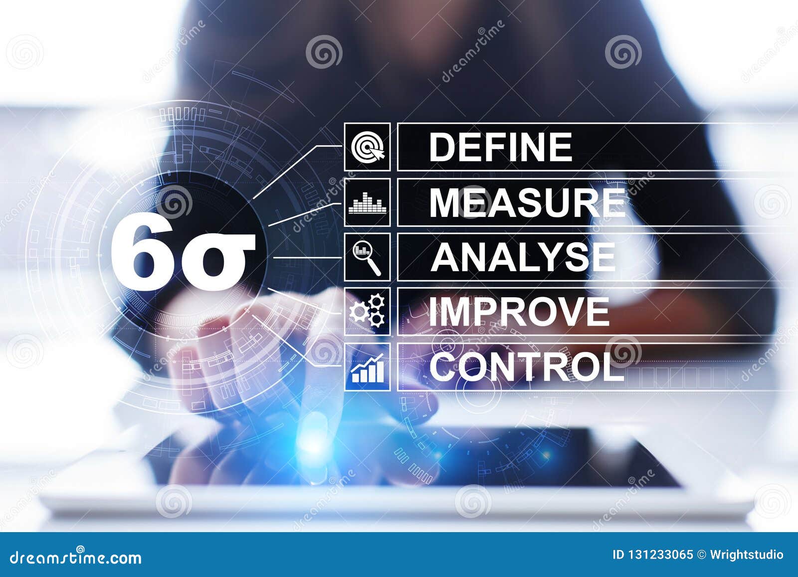 Six Sigma - Set of Techniques and Tools for Process Improvement. Stock ...