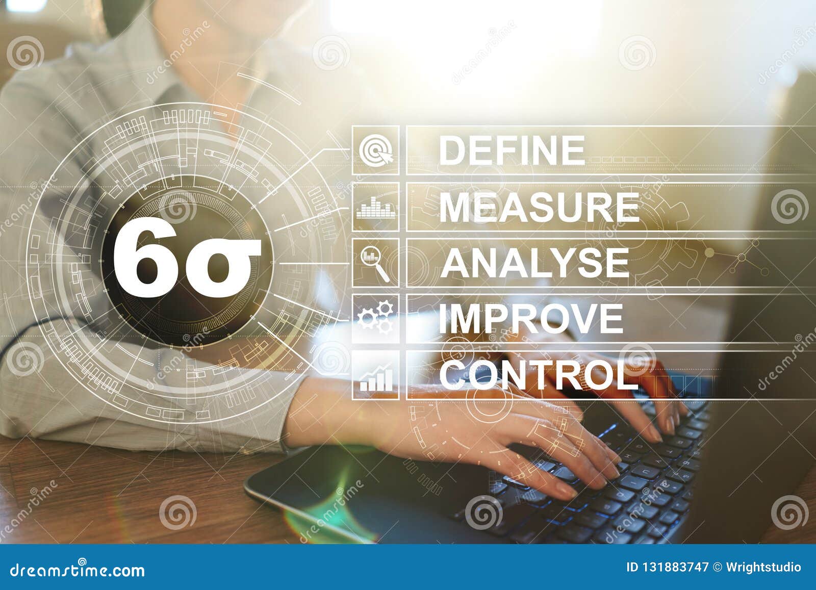 Six Sigma - Set of Techniques and Tools for Process Improvement. Stock ...