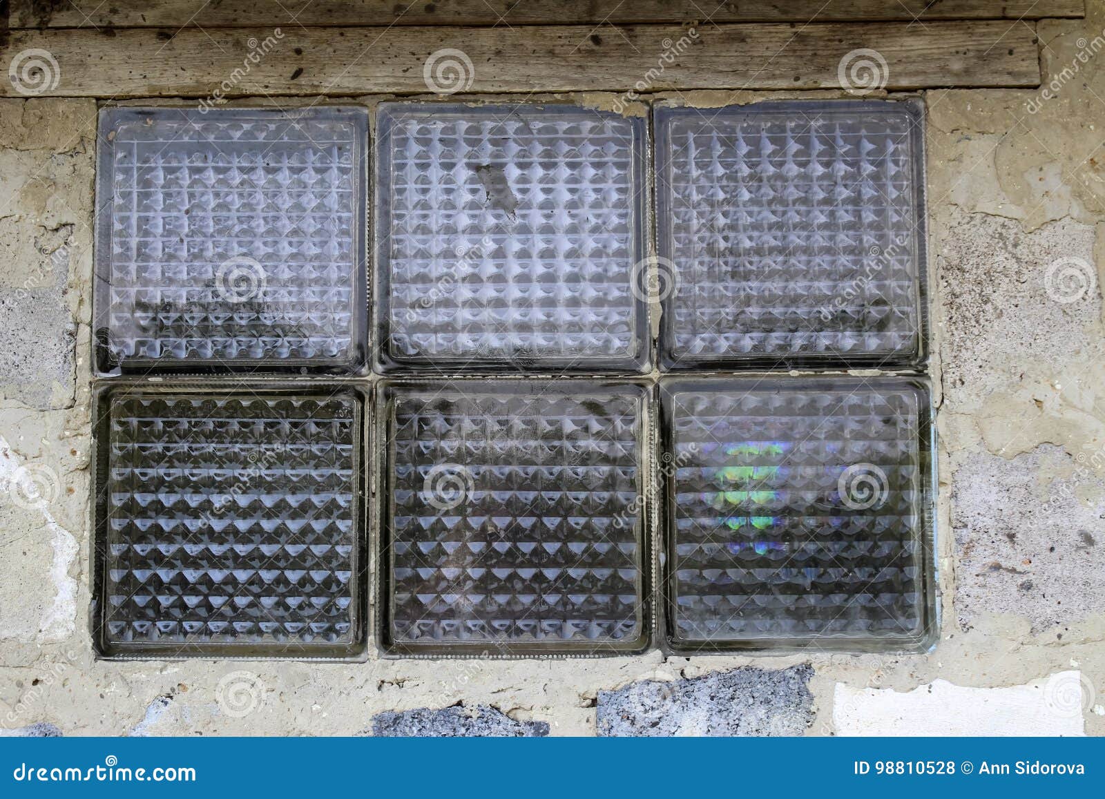 A Window With Tiles In An Old Wooden Russian House. Historic Center ...