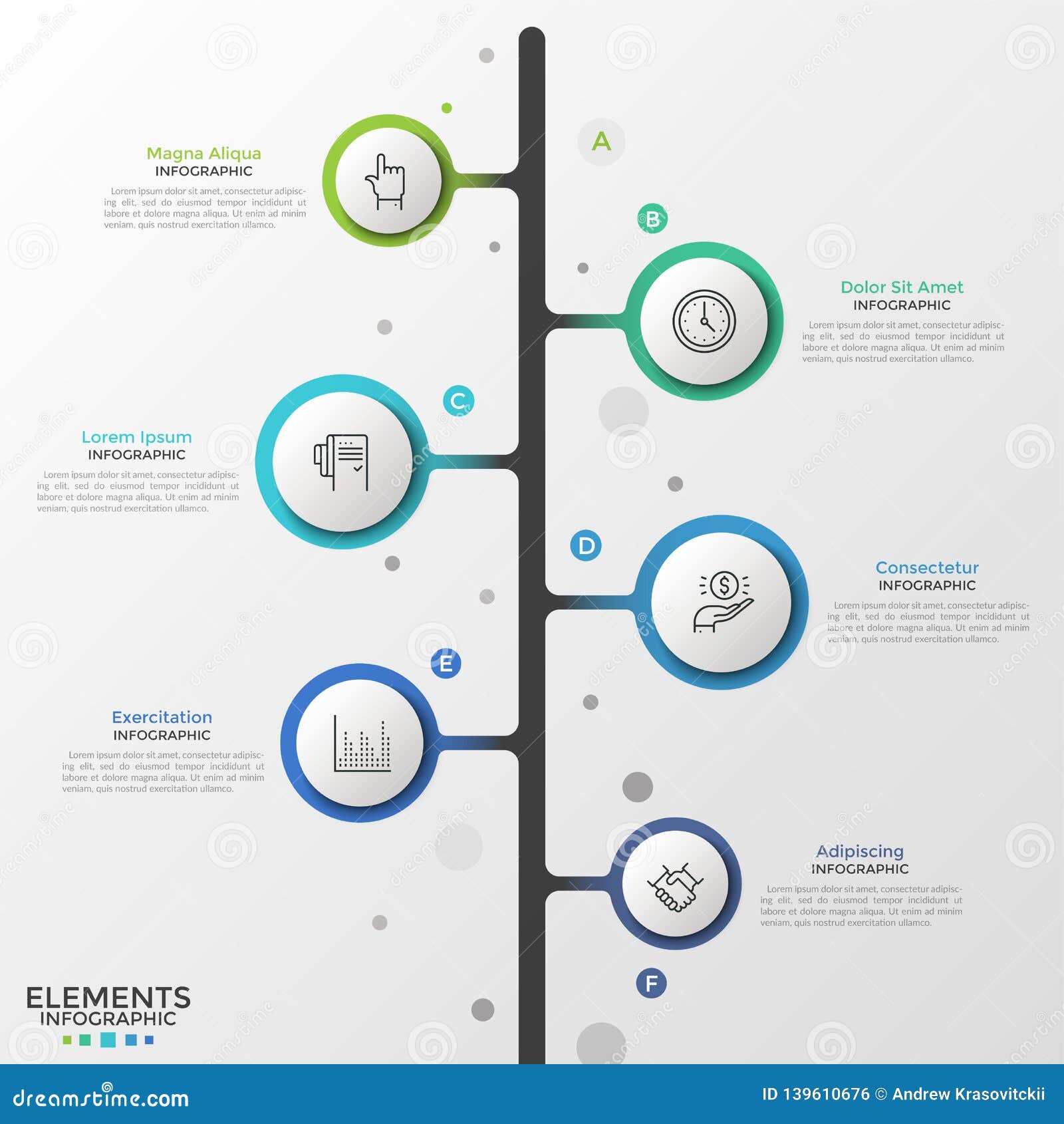 Creative Infographic Design Template Stock Vector - Illustration of ...