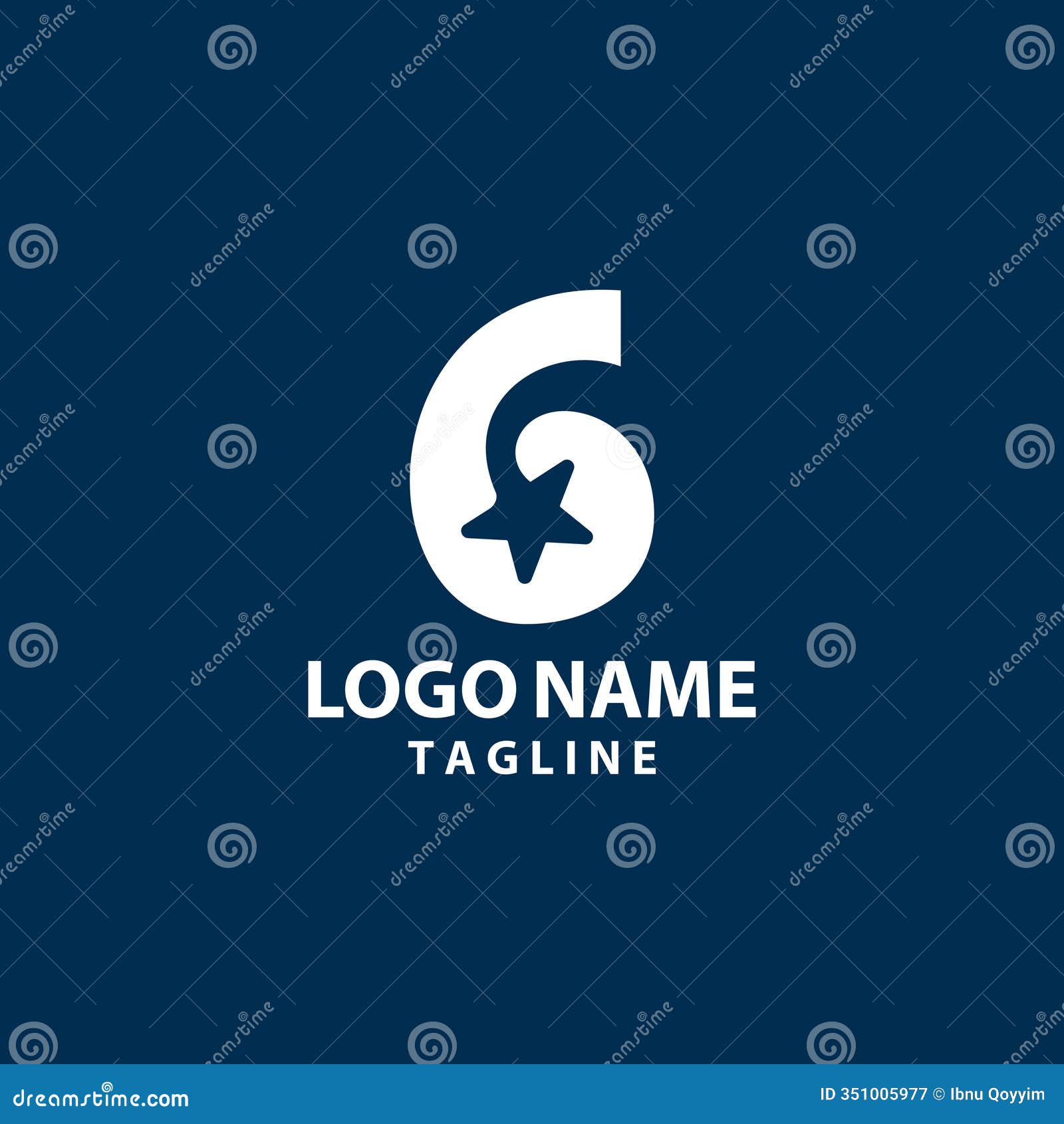 Six Star Logo Design Vector Stock Illustration - Illustration of vector ...