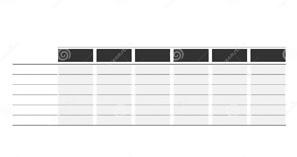 Six Step Creative Chart. Table, Process Graph, Slide Template. Creative ...