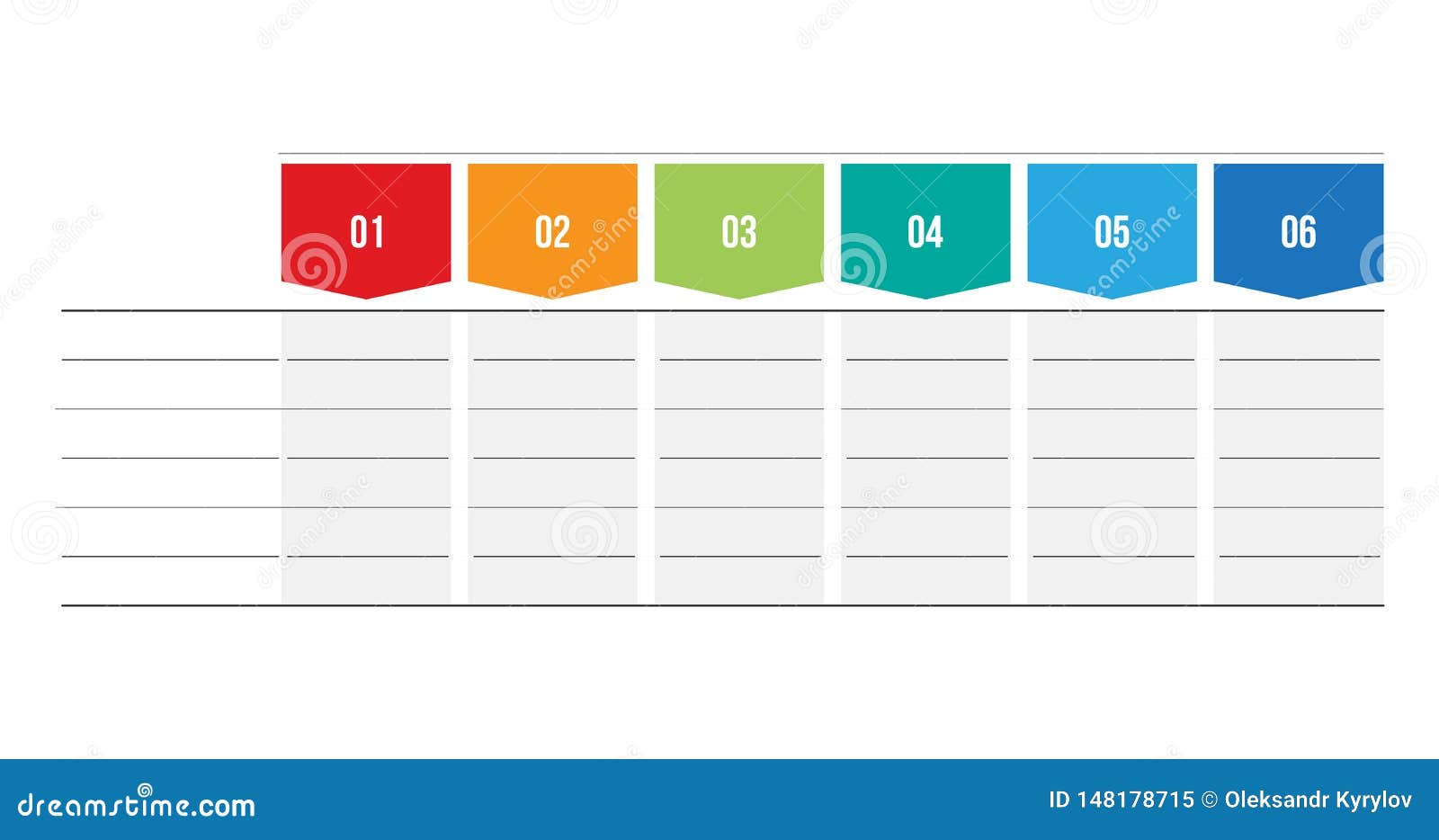 Premium Vector Six Step Process Chart Slide Template - Bank2home.com Premium Vector Six Step Process Chart Slide Template - Bank2home.com