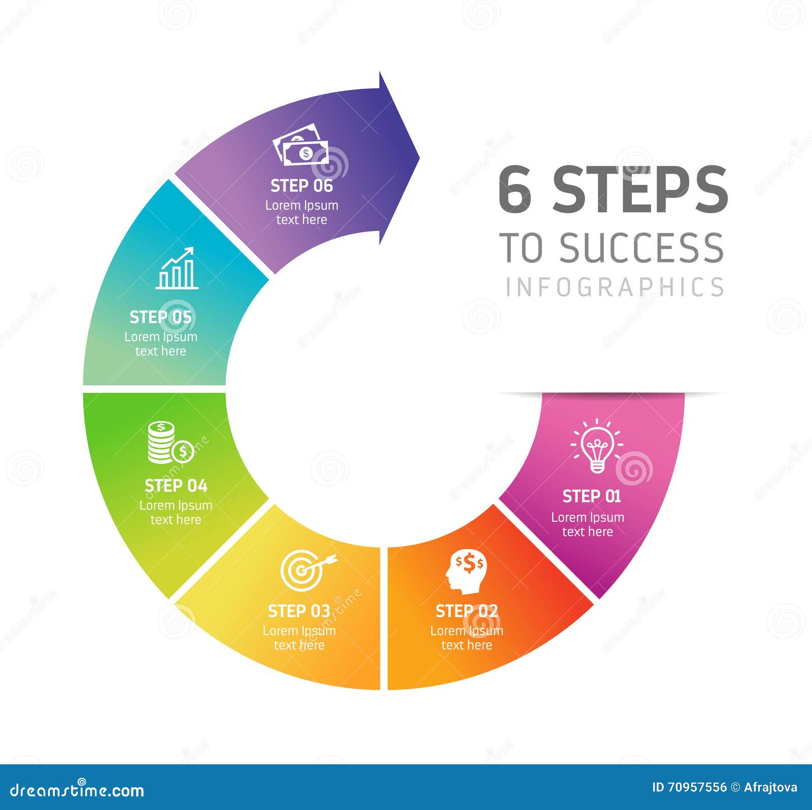 Six Steps Infographics - Success Stock Vector - Illustration of ... Six Steps Infographics - Success Stock Vector - Illustration of ...