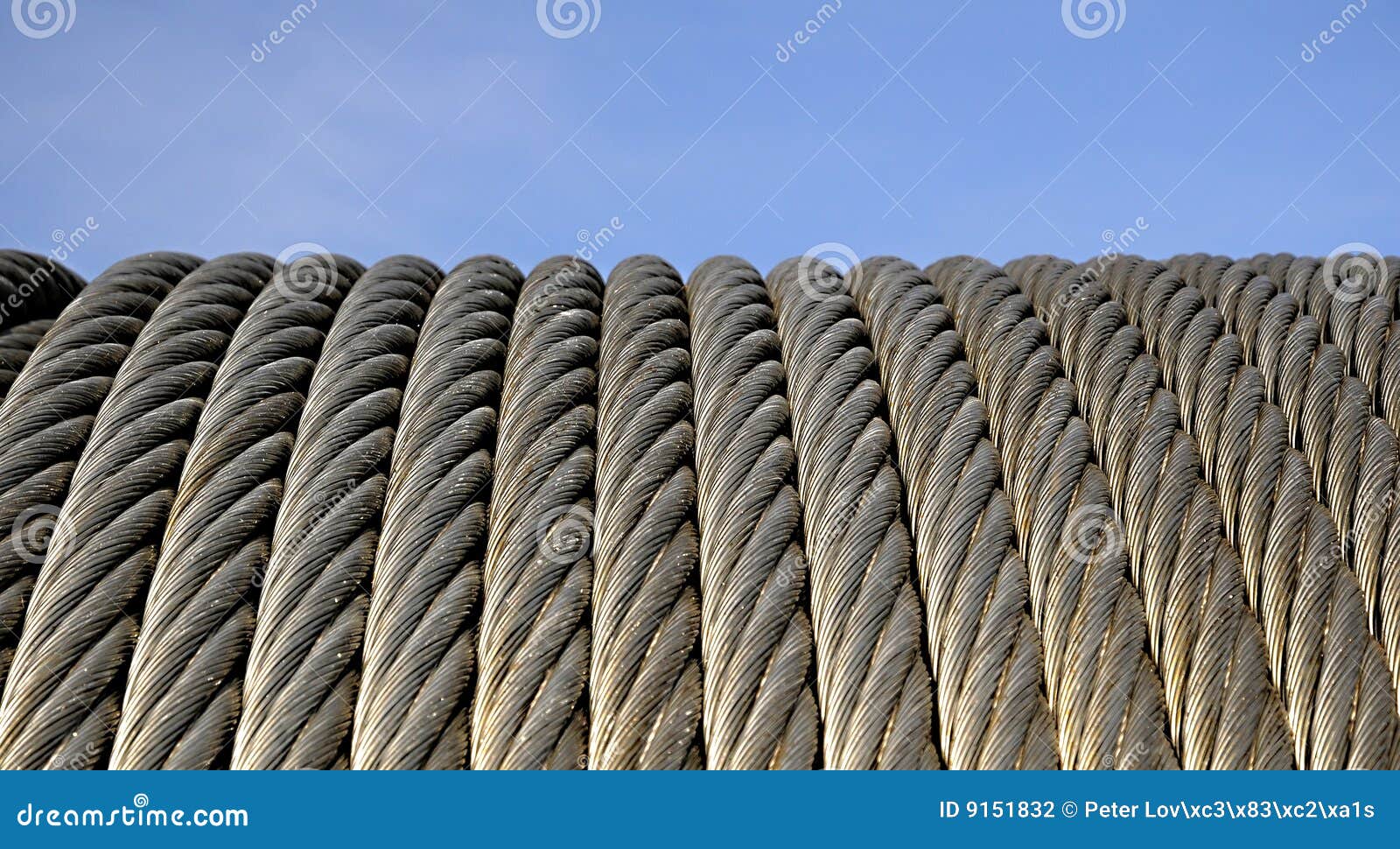 Six- Strand Rope ( 6-strand Rope ) Stock Photo - Image of industry ...