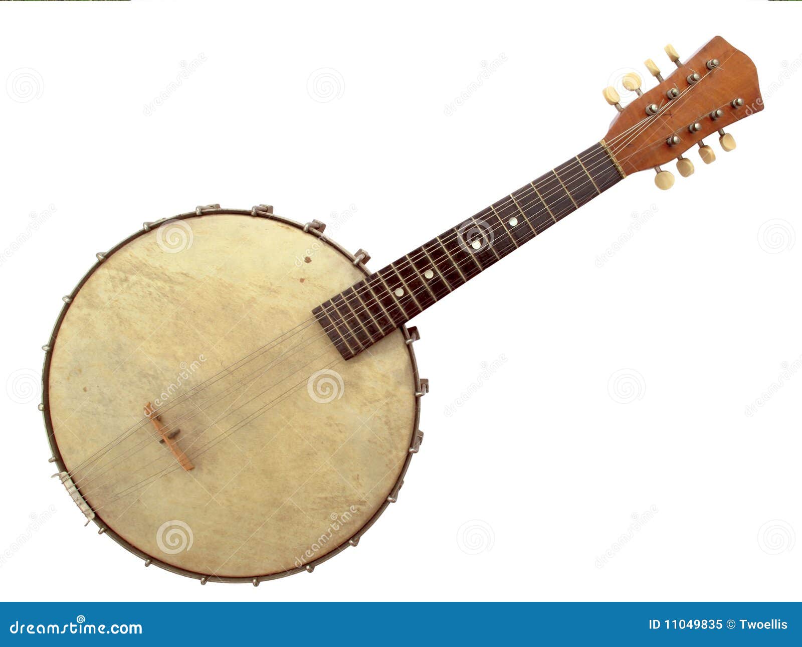 Six string banjo stock image. Image of closeup, guitar - 11049835