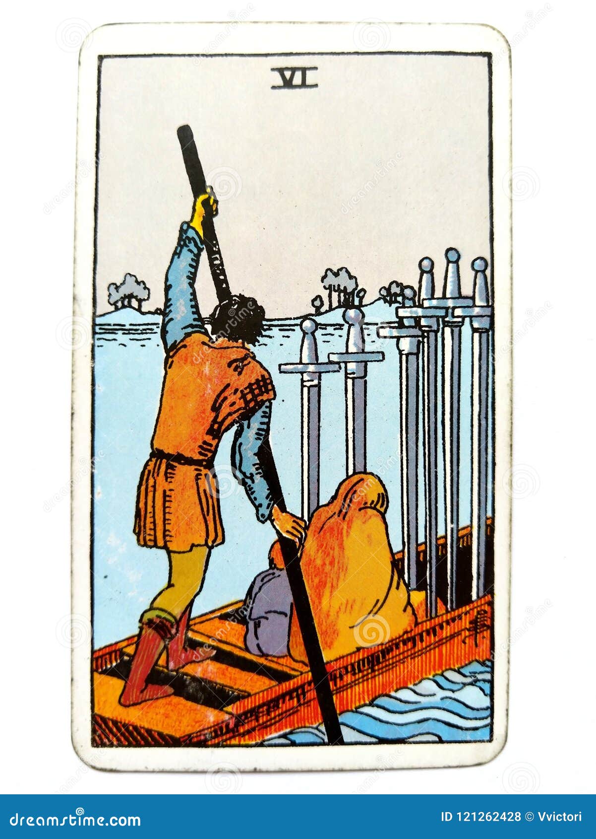 6 Six of Swords Tarot Card Moving on Slow Healing Progress but Slow ... 6 Six of Swords Tarot Card Moving on Slow Healing Progress but Slow ...