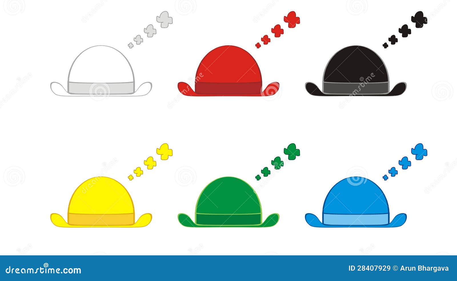 Six Thinking Hats Royalty-Free Stock Photography | CartoonDealer.com ...