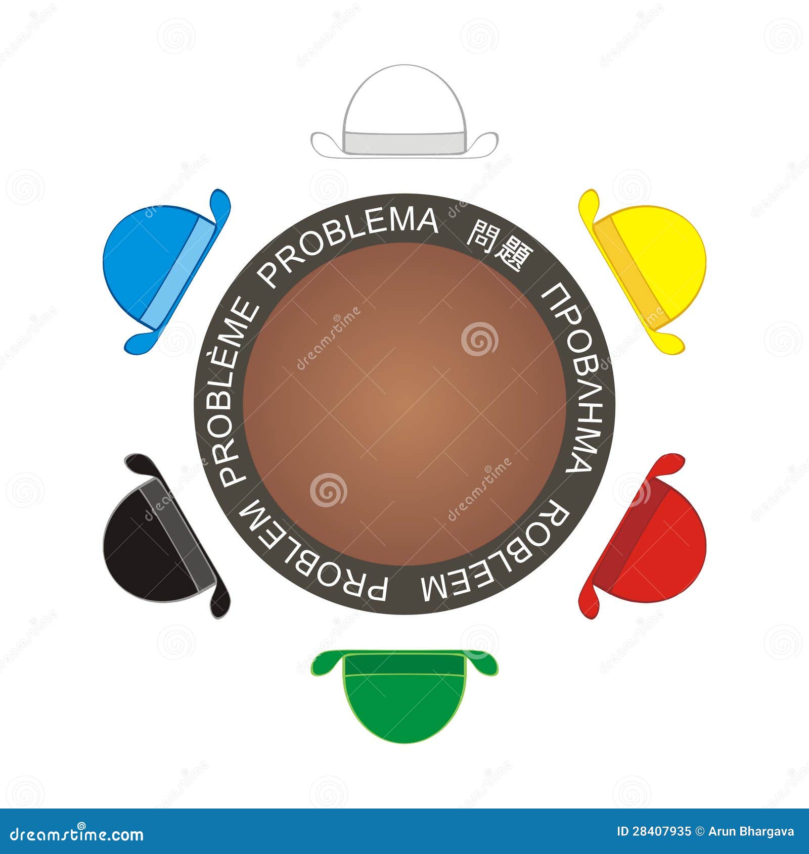 Six Thinking Hats Royalty-Free Stock Photography | CartoonDealer.com ...