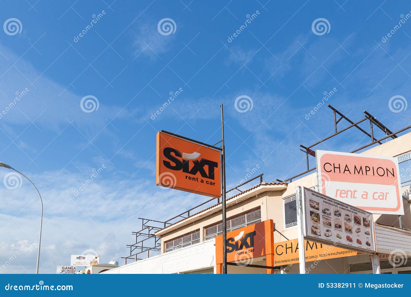Sixt Car Rental Office foto editorial. Imagen de oficina - 53382911