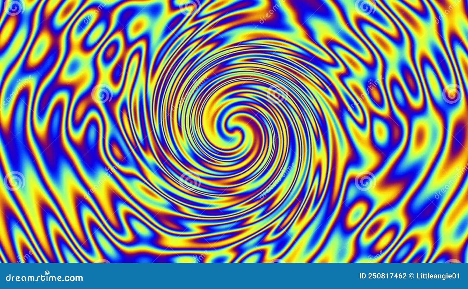 Sixties Hippy Style Psychedelic Multi Colored Animation Background ...