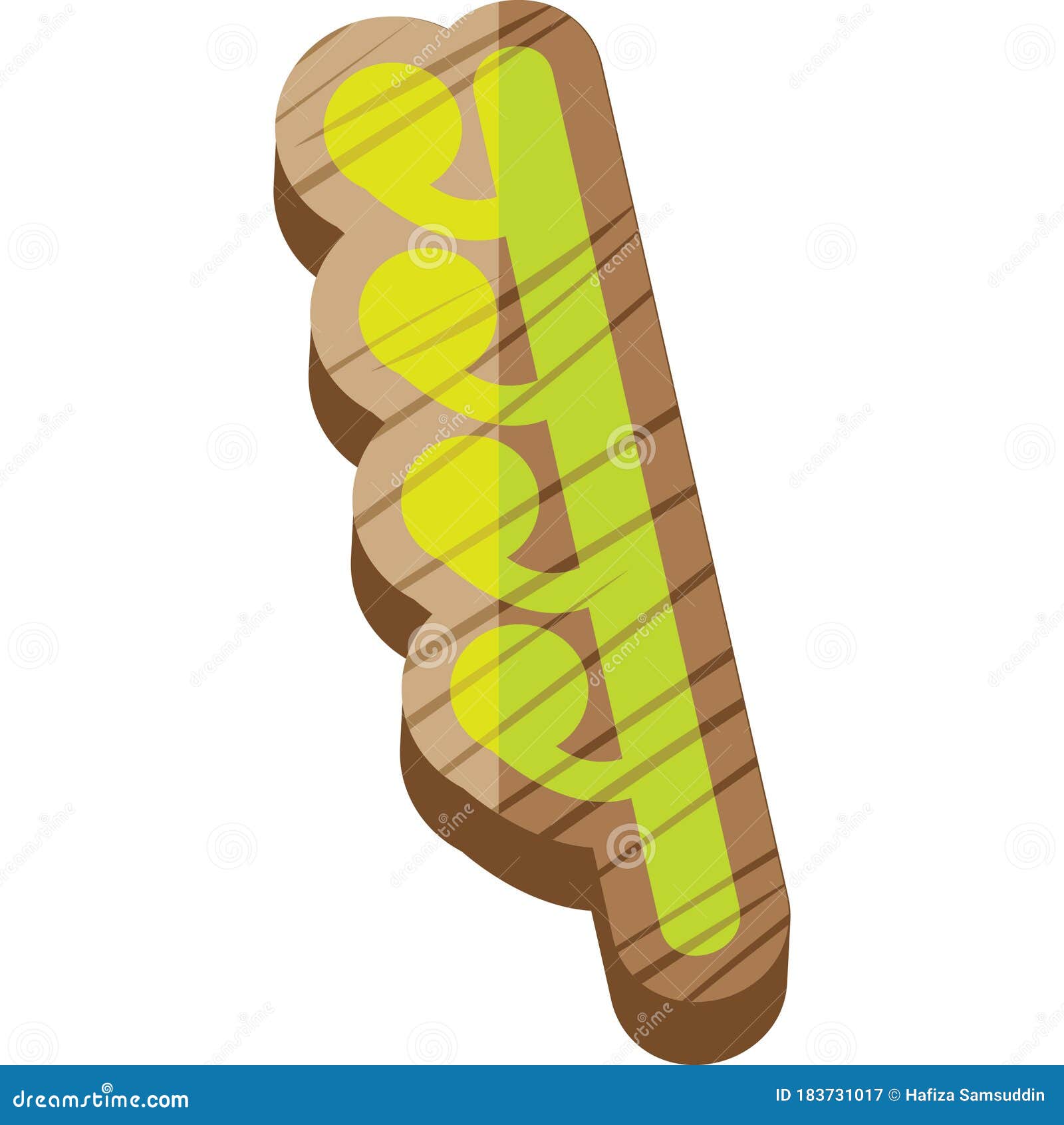 Sixty-fourth-rest Musical Note. Vector Illustration Decorative ...