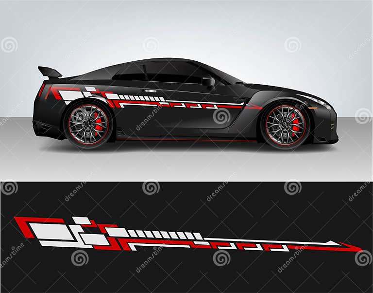 Vinyl Sticker Modify Decals Stock Vector - Illustration of modern ...