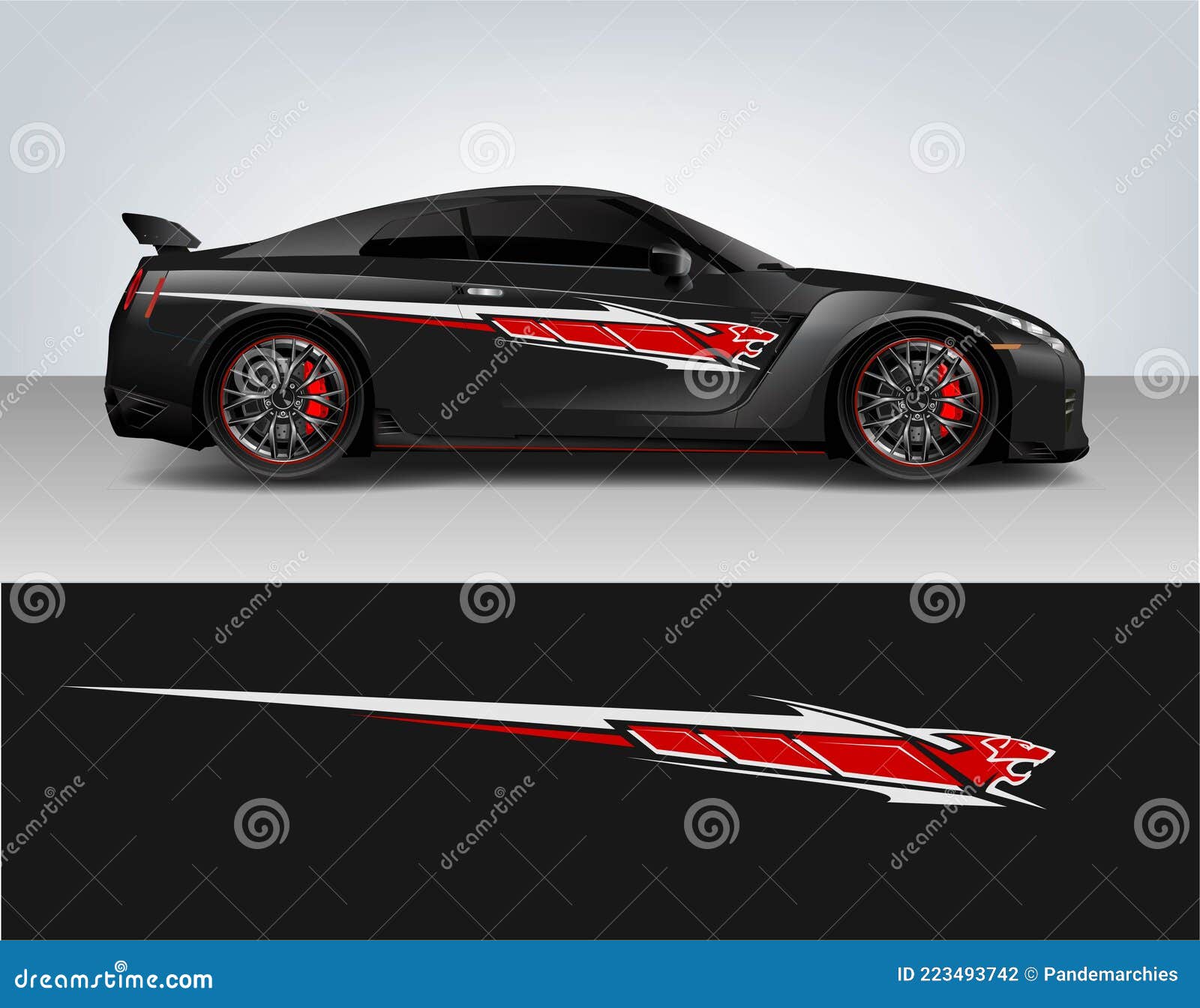 Vinyl Sticker Modify Decals Stock Vector - Illustration of decal ...