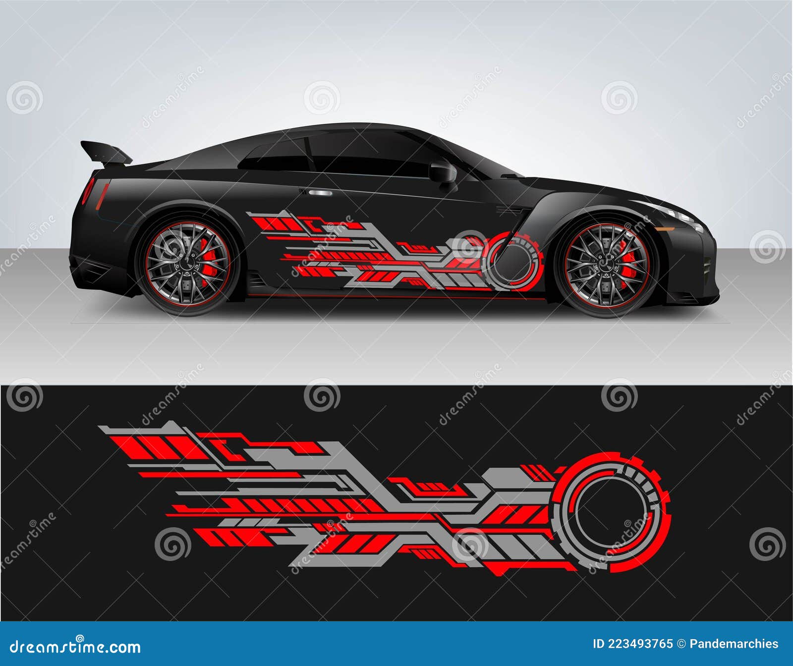 Vinyl Sticker Modify Decals Stock Vector - Illustration of collection ...