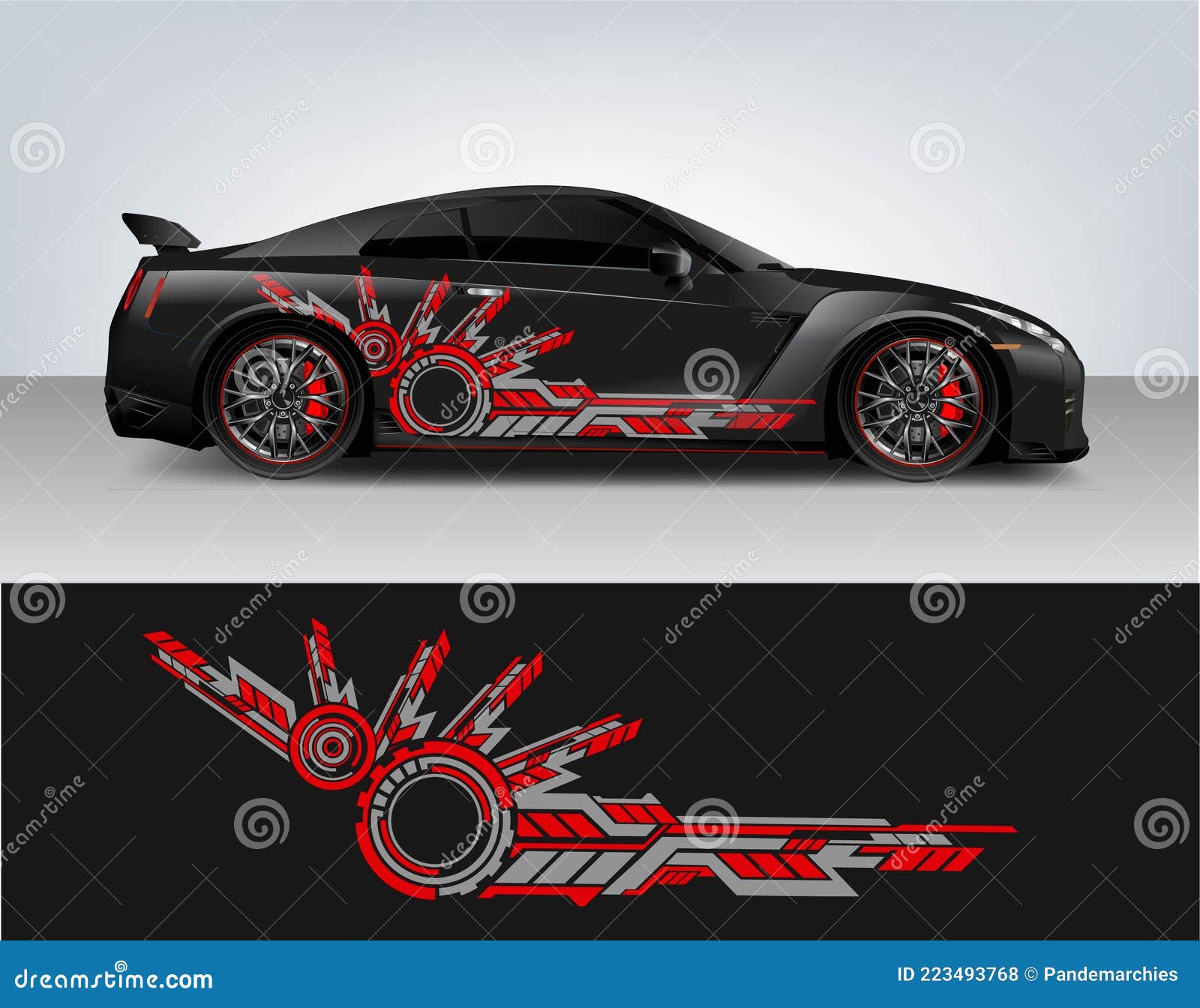 Vinyl Sticker Modify Decals Stock Vector - Illustration of bike ...