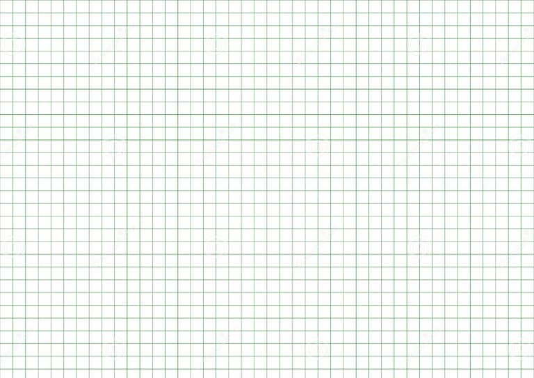A3 Size Chart Paper with 1 Cm Green Grid Lines Stock Illustration ...