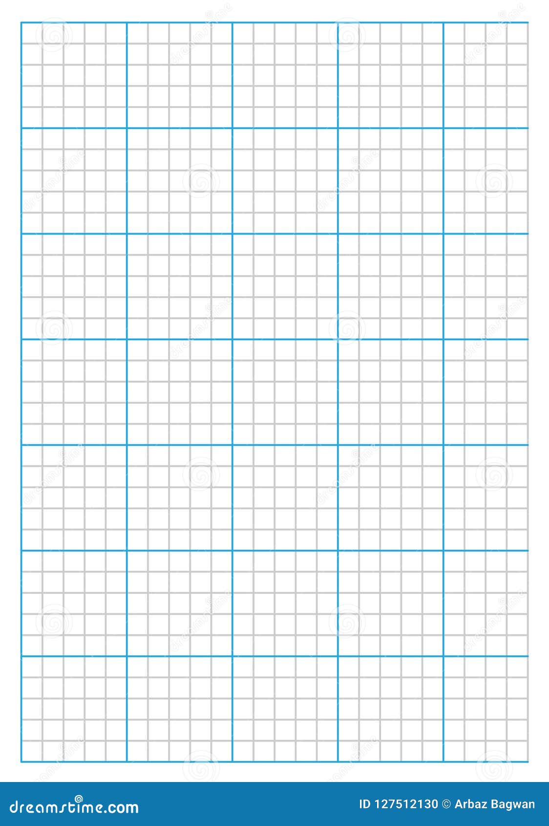 A10 size graph paper stock vector. Illustration of checkered - 127512130