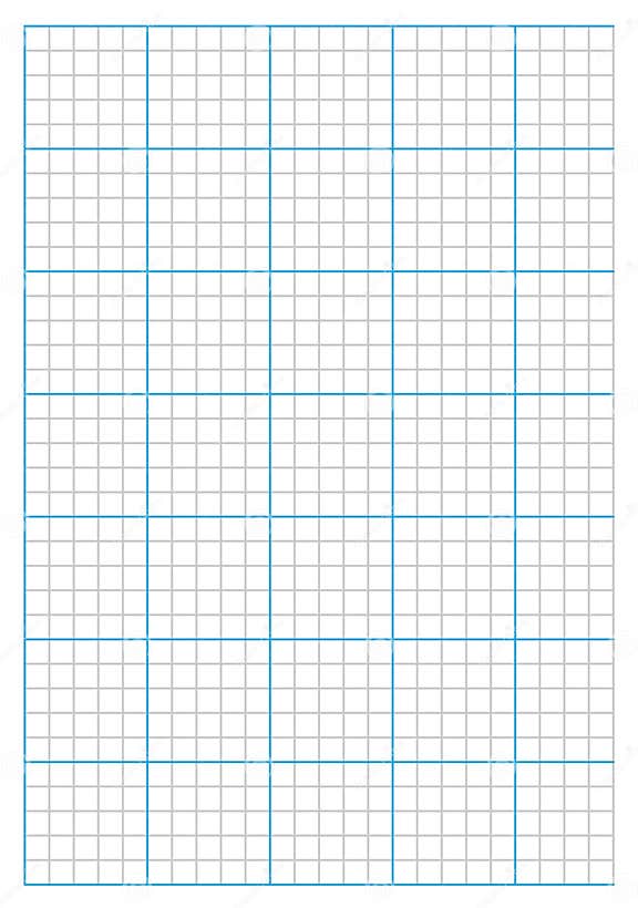 A10 size graph paper stock vector. Illustration of checkered - 127512130