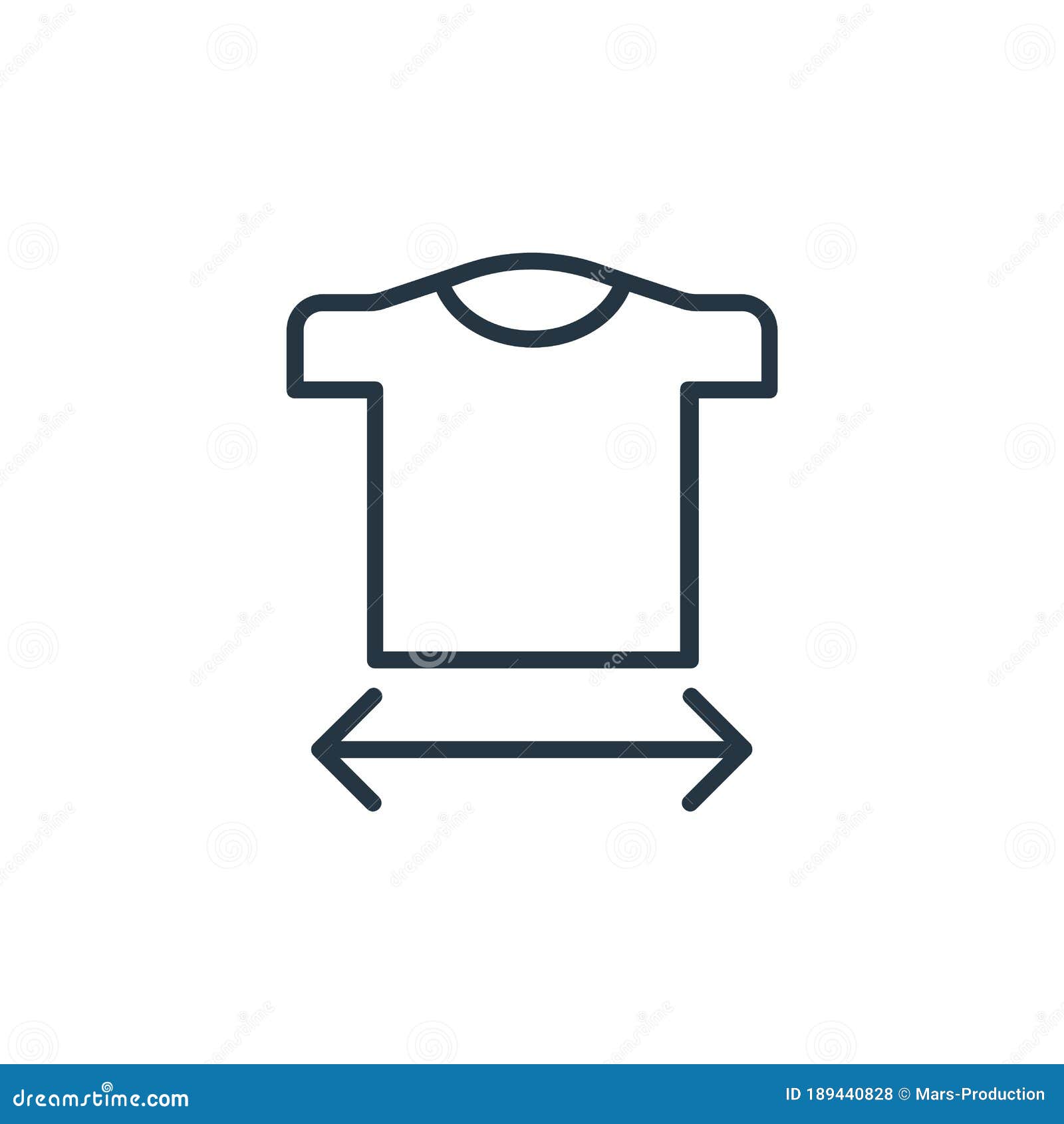 Size Guide Vector Icon Isolated on White Background. Outline, Thin Line ...