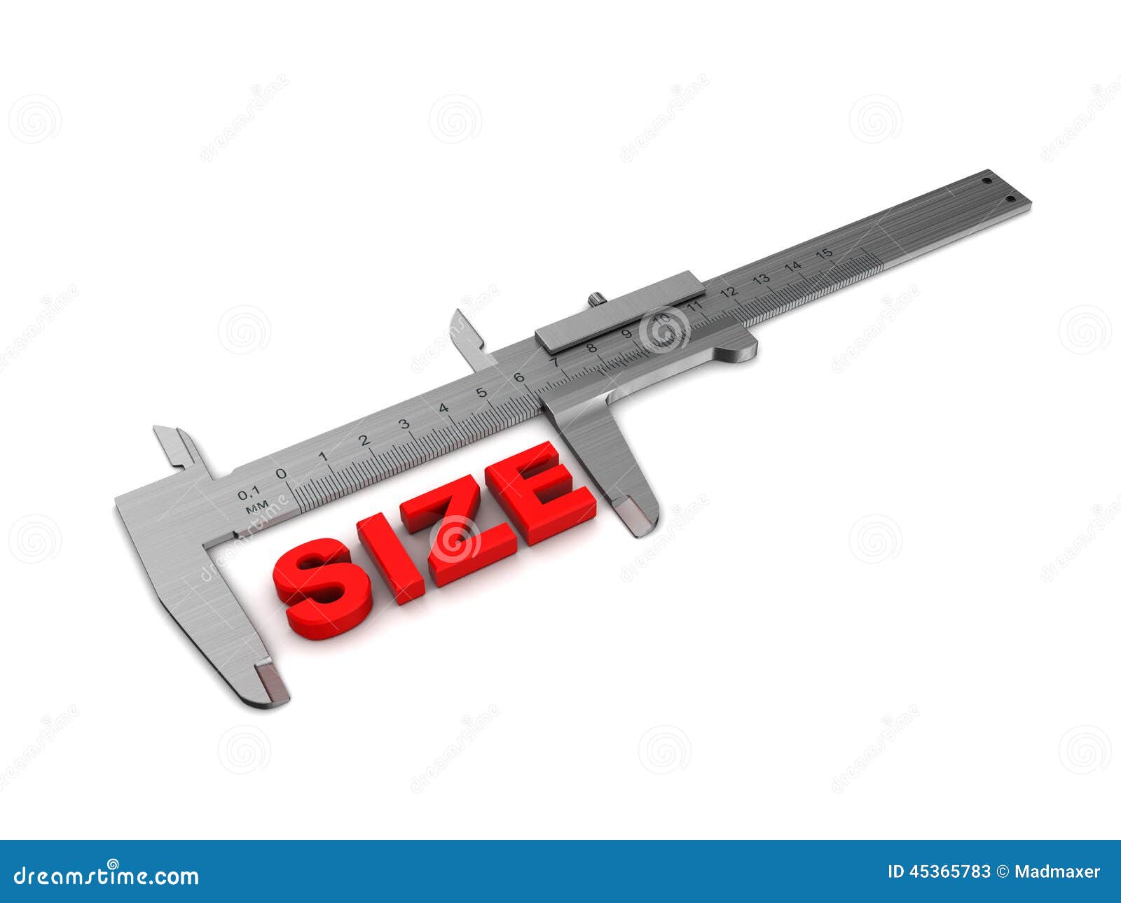 Size measure stock illustration. Illustration of caliper - 45365783