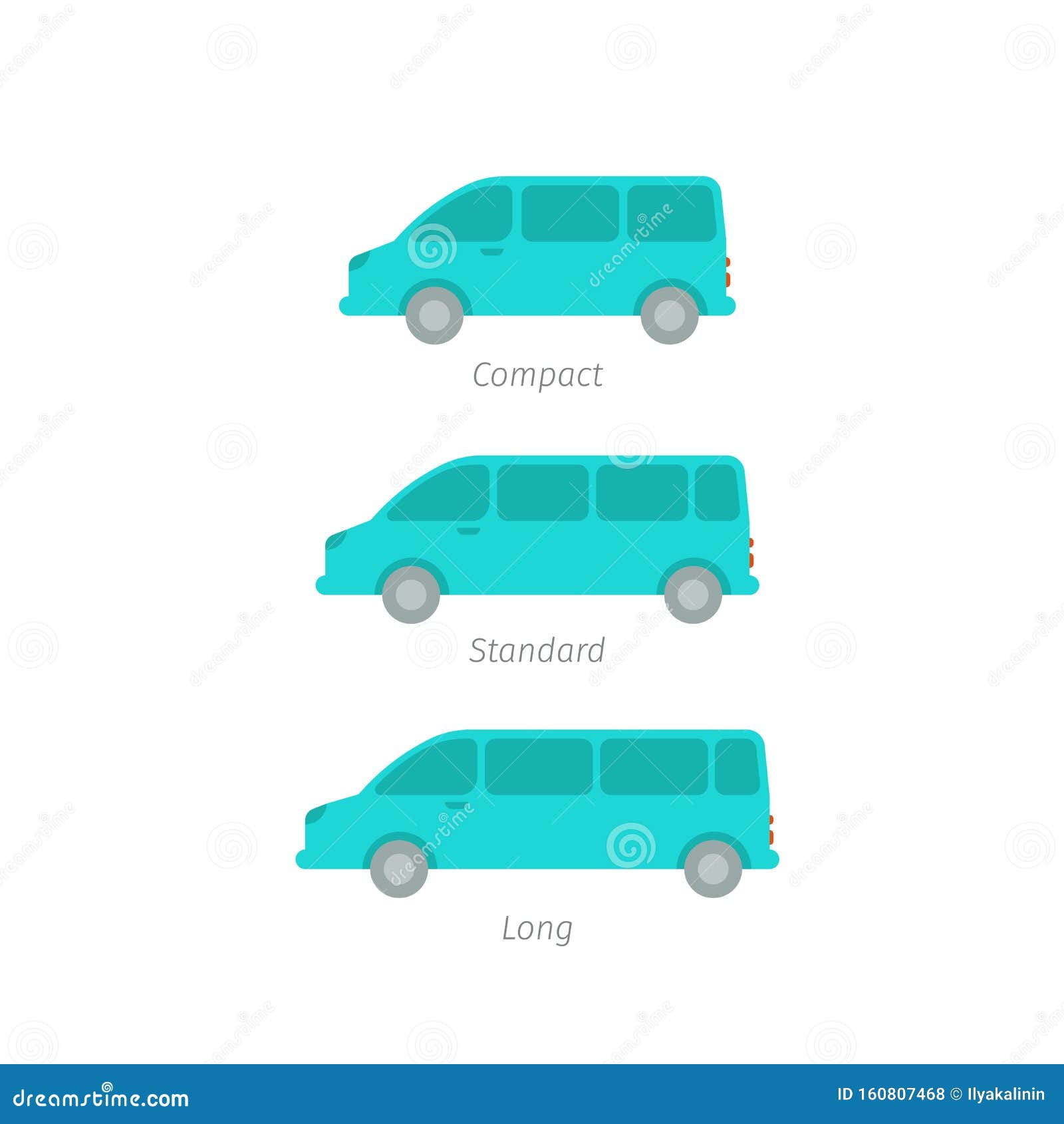 The Size of the Minivan. Transfer Minibus Variation. Compact Standard ...
