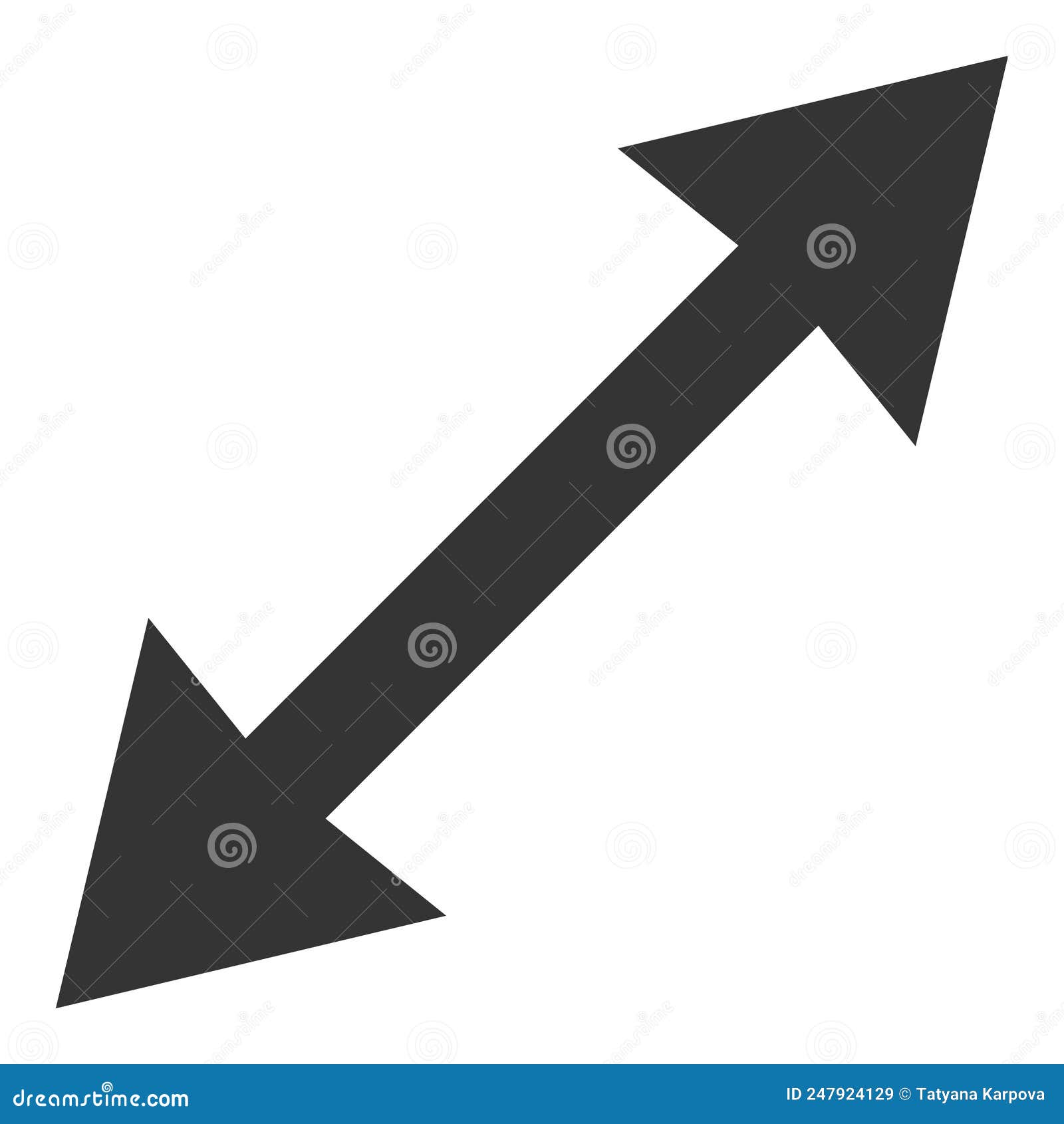 Size Vector Icon Flat Illustration Stock Vector - Illustration of ...