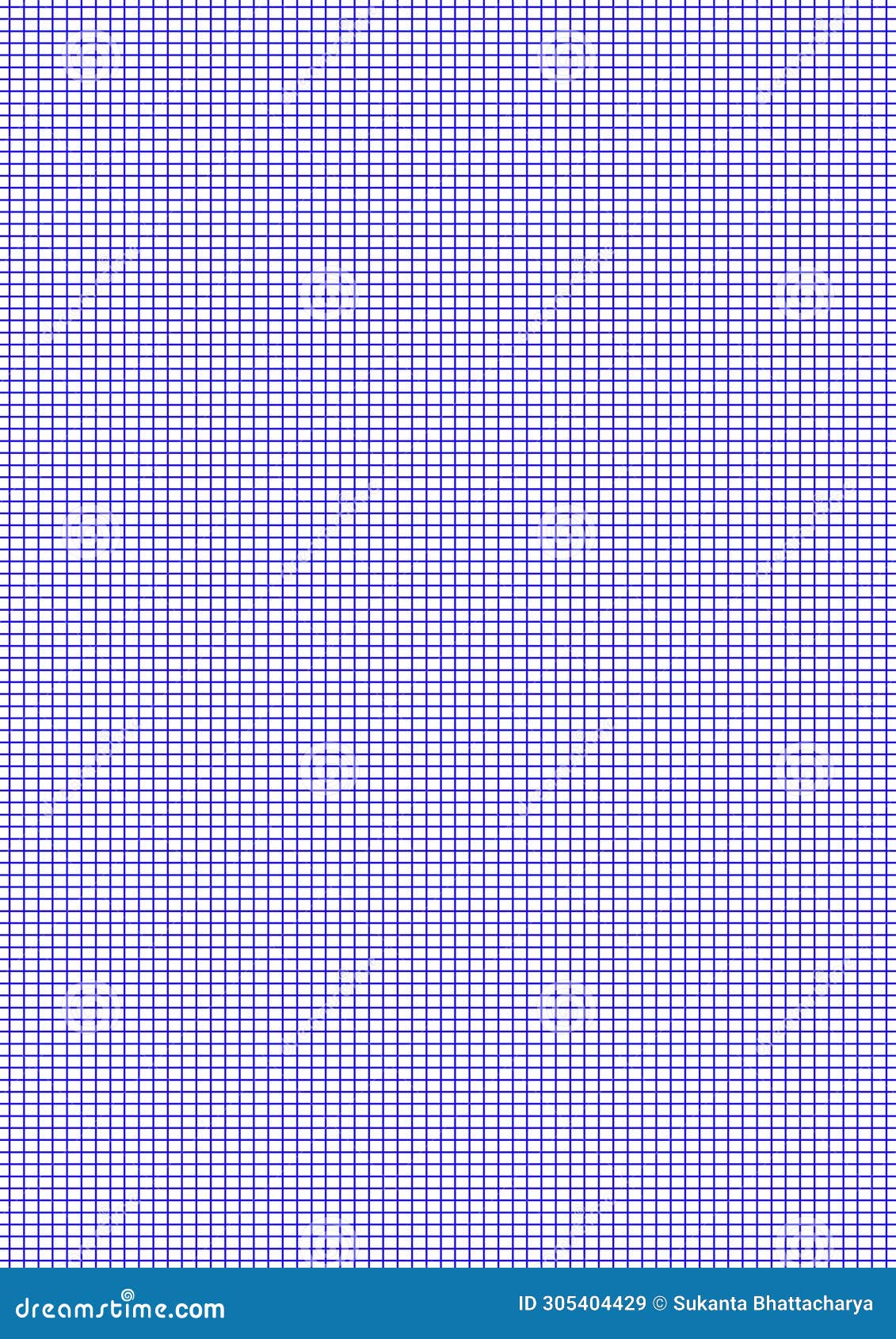 A4 Size White Graph Paper with Blue Thin Line and Very Small Squares ...
