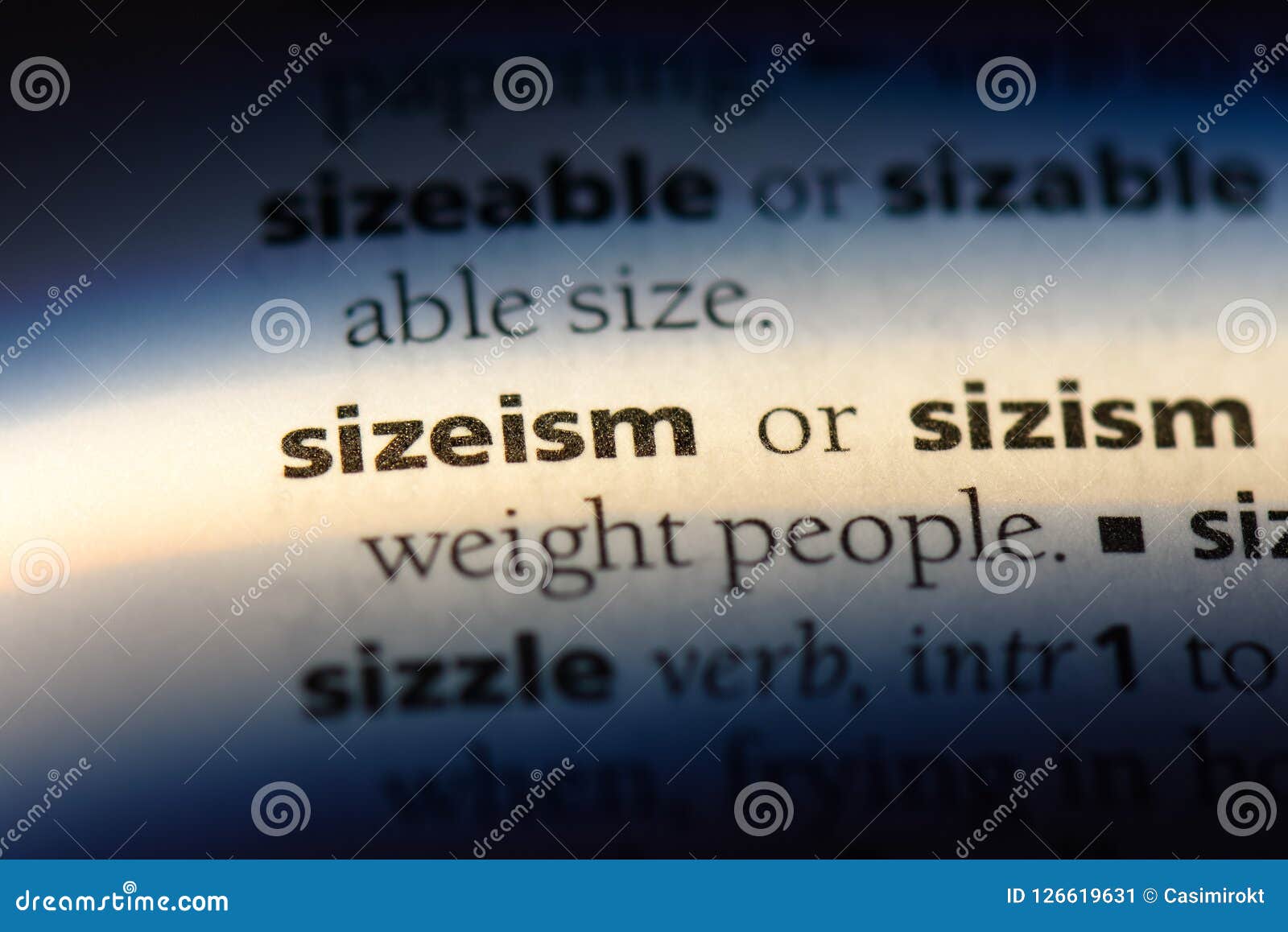 Sizeism stock image. Image of text, writing, book, english - 126619631