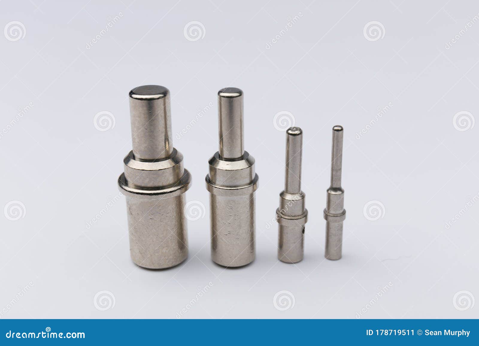 4 sizes of electrical pins stock image. Image of pins - 178719511